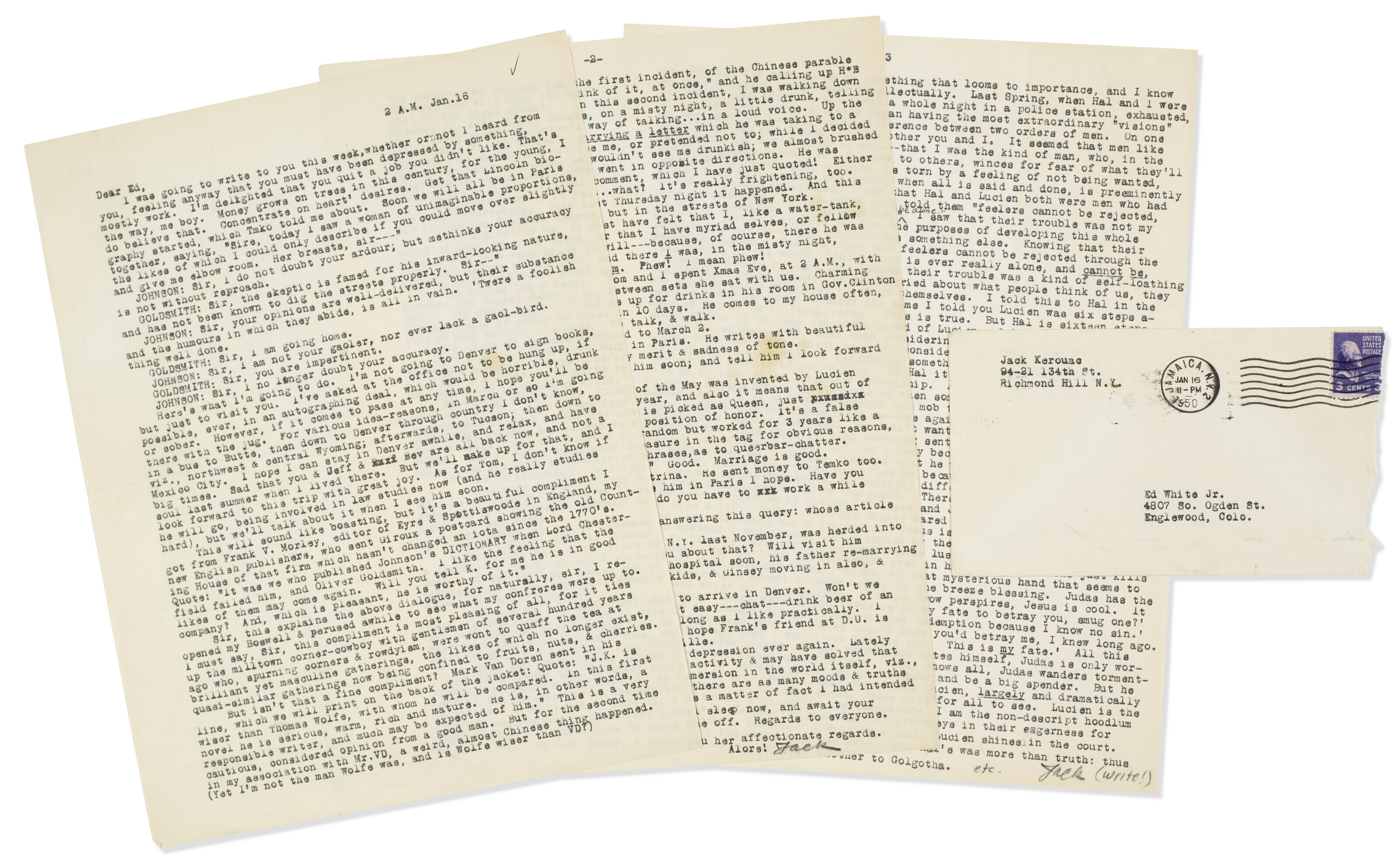 "For naturally, Sir, I reopened my Boswell & perused awhile", Jack ...