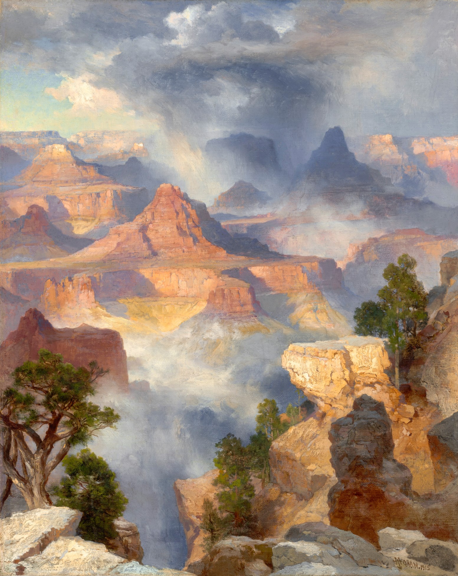 THOMAS MORAN (1837-1926), Grand Canyon, Colorado River | Christie's