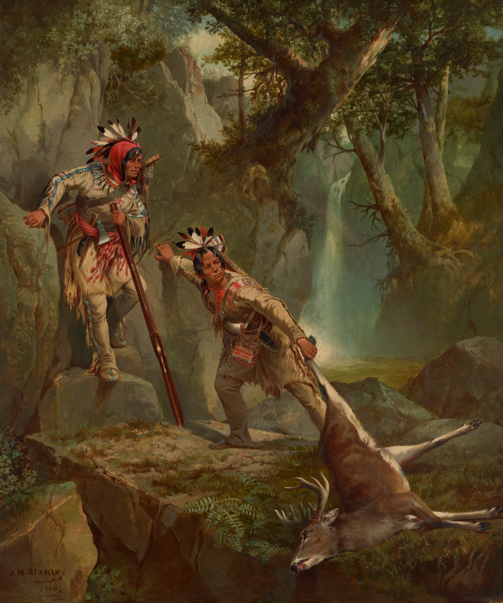 JOHN MIX STANLEY (1814-1872), The Deer-Slayers | Christie's