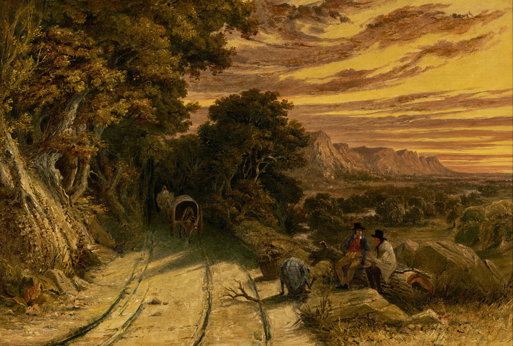SETH EASTMAN (1808-1875), Road-Side View (View in Wisconsin) | Christie's