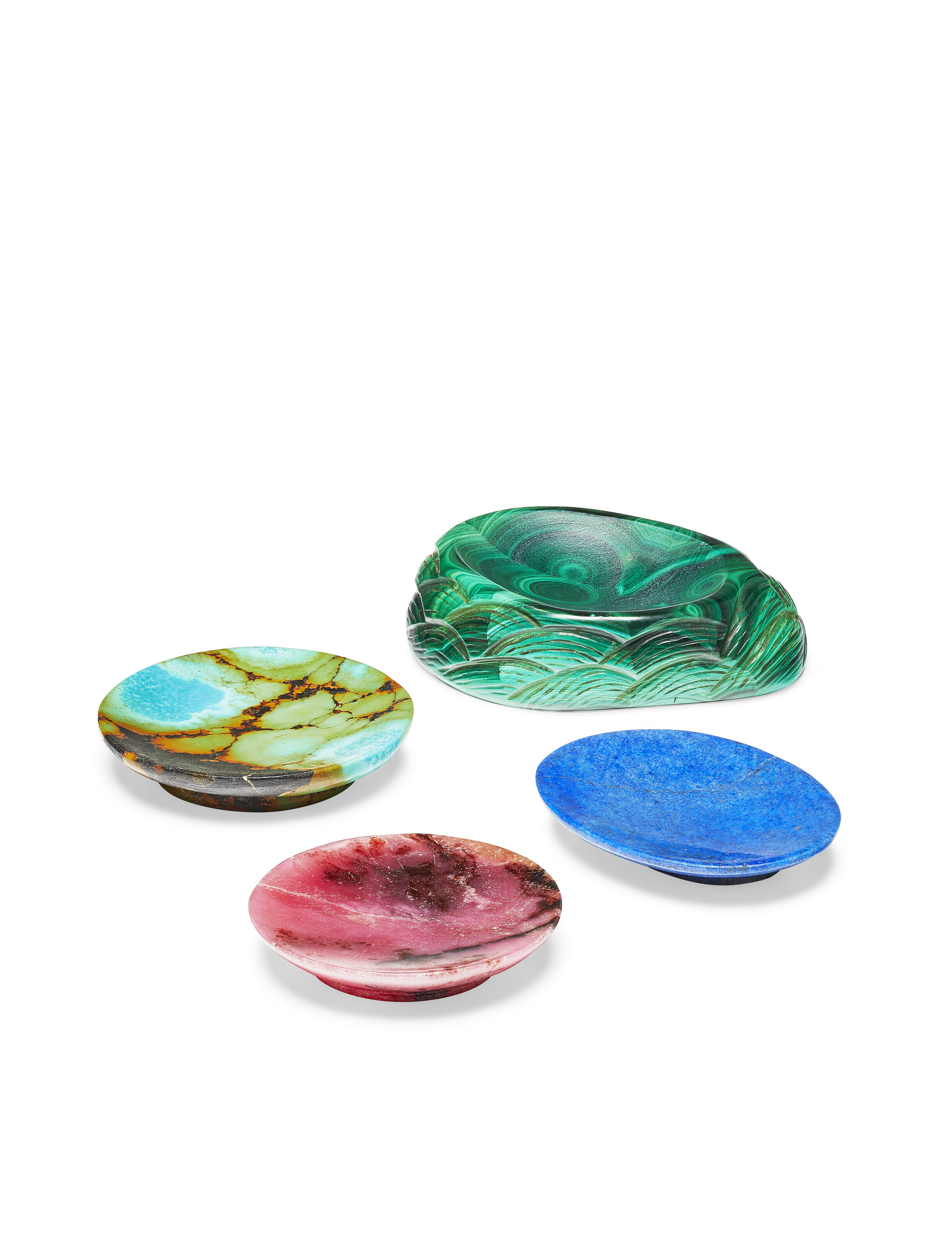 A GROUP OF FOUR STONE SNUFF DISHES, 18TH-19TH CENTURY | Christie’s