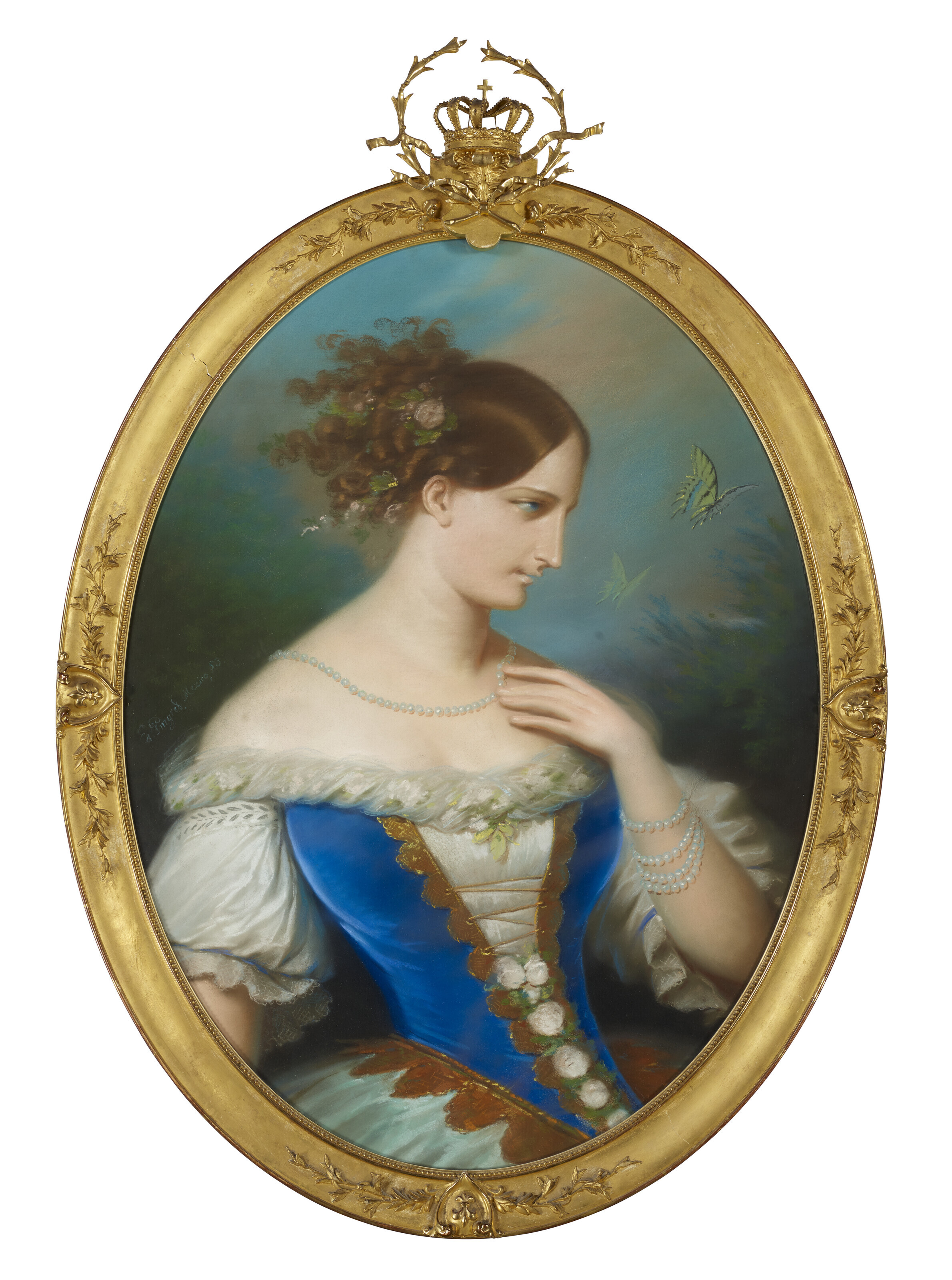 Edouard Henri Théophile Pingret (1788-1875), Portrait of the Ballerina ...