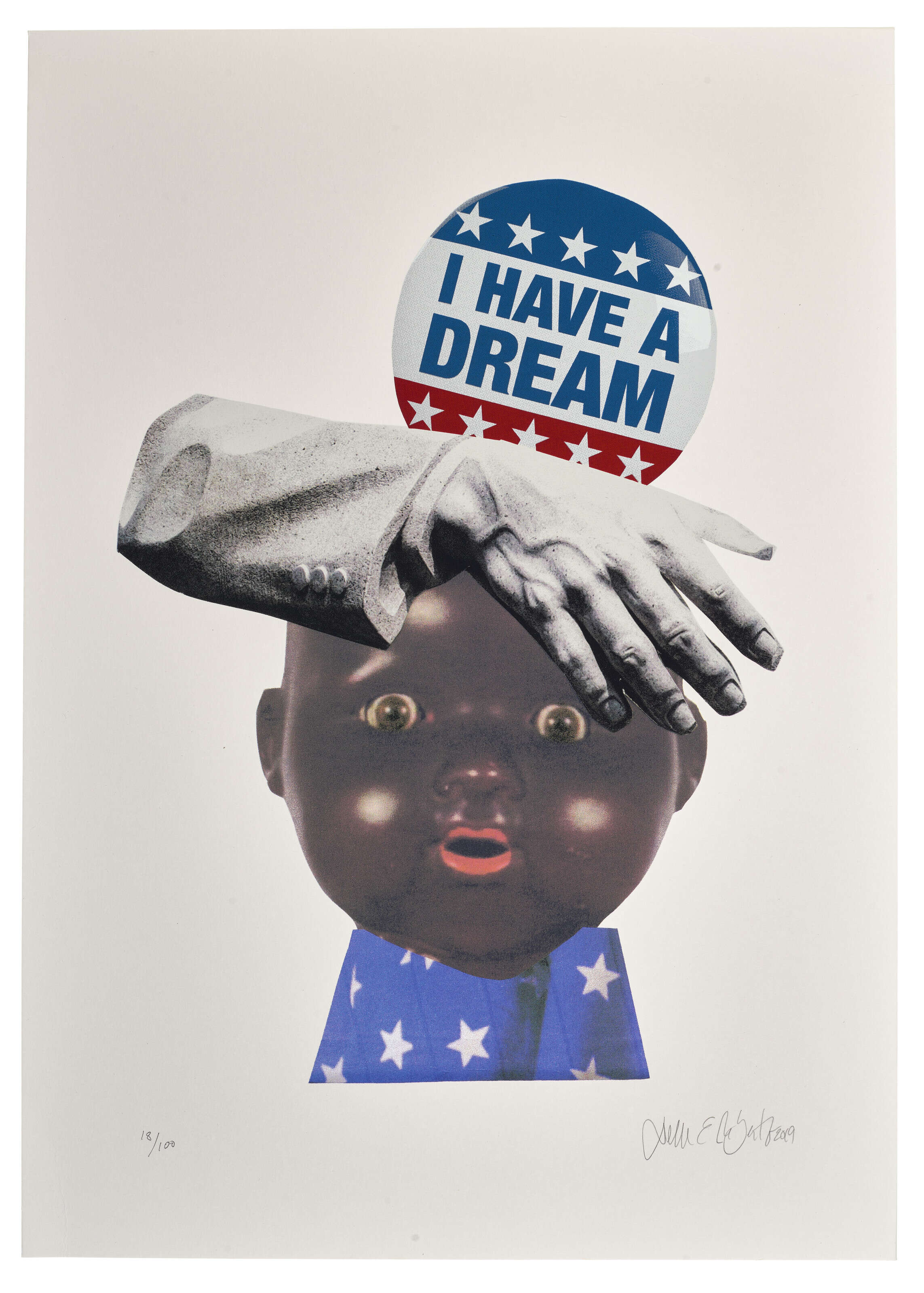 DEBORAH ROBERTS (B. 1962), One History Two Versions (Bullet Points ...