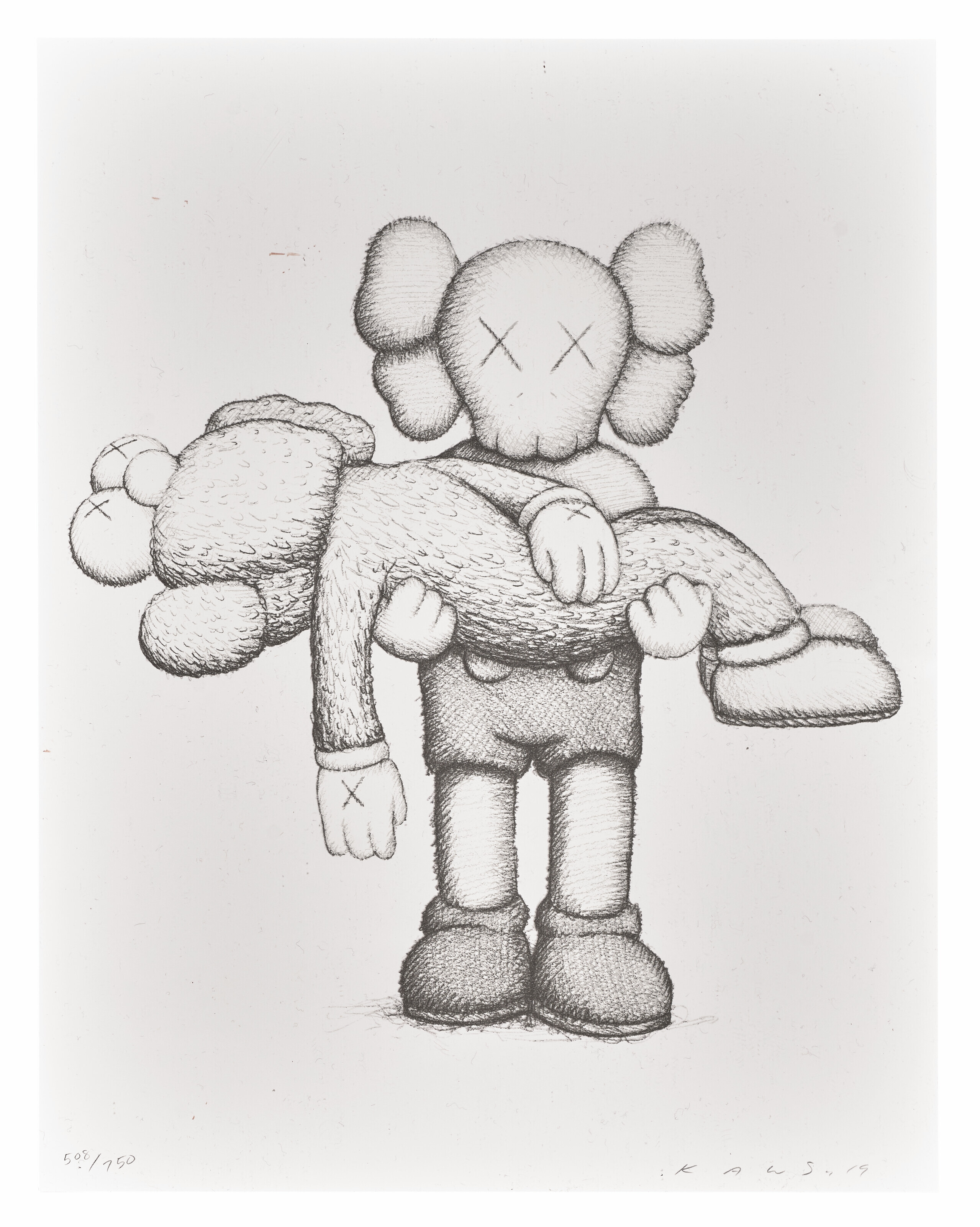 KAWS (B. 1974), COMPANIONSHIP IN THE AGE OF LONELINESS Limited Edition ...