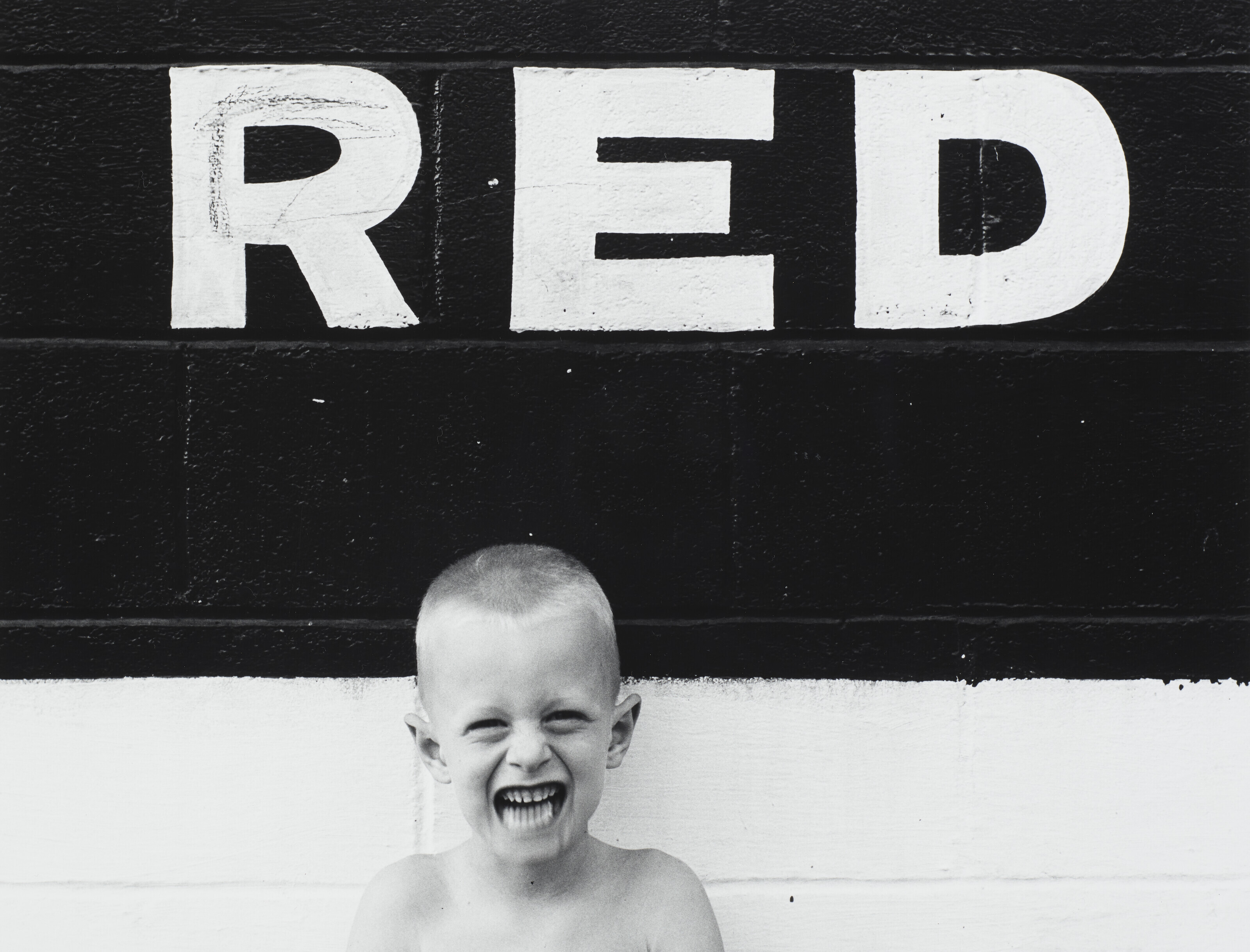 RALPH EUGENE MEATYARD (1925-1972), Untitled (Boy with Sign 'Red'), 1955 ...