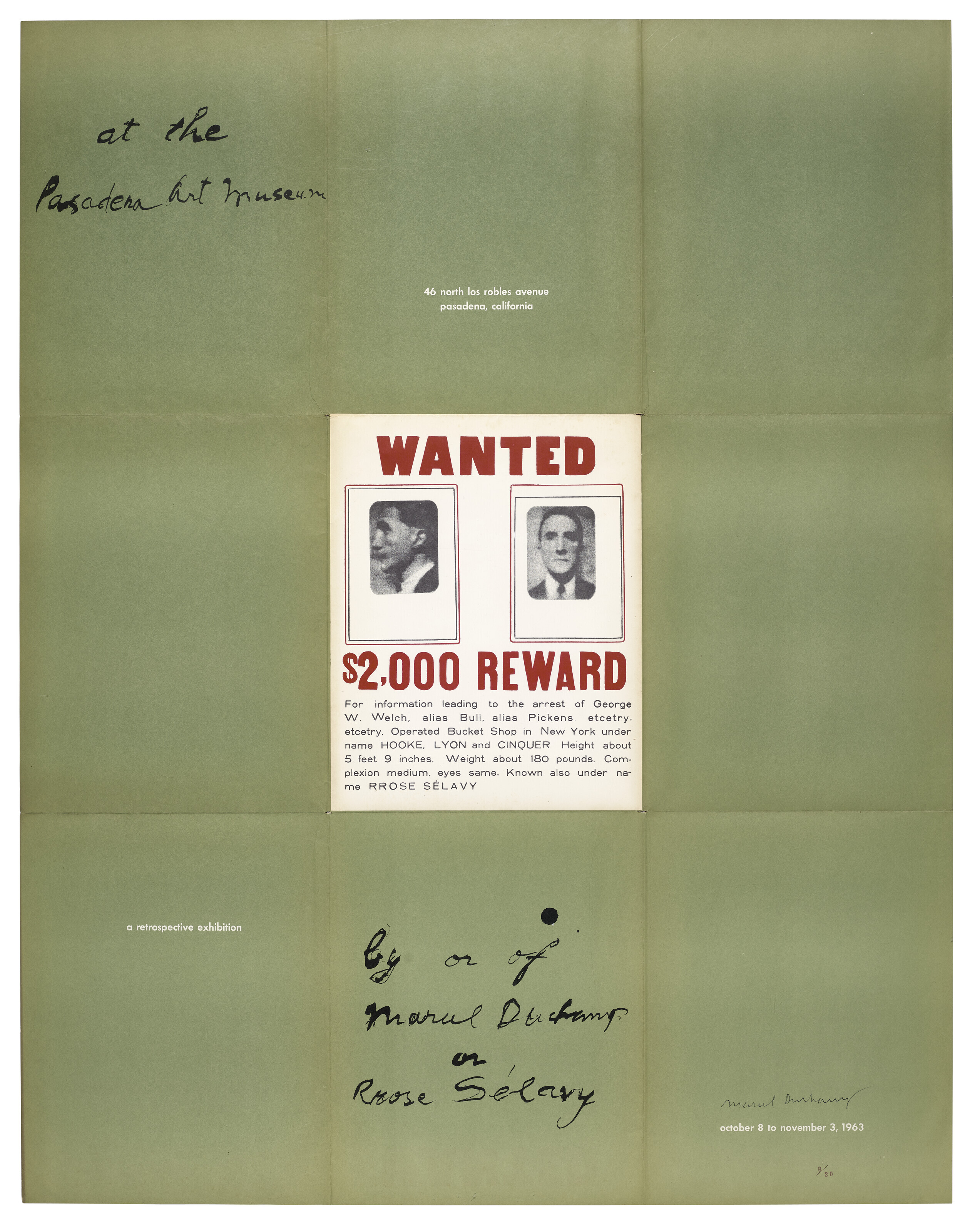 MARCEL DUCHAMP (1887-1968), A Poster within a Poster | Christie’s