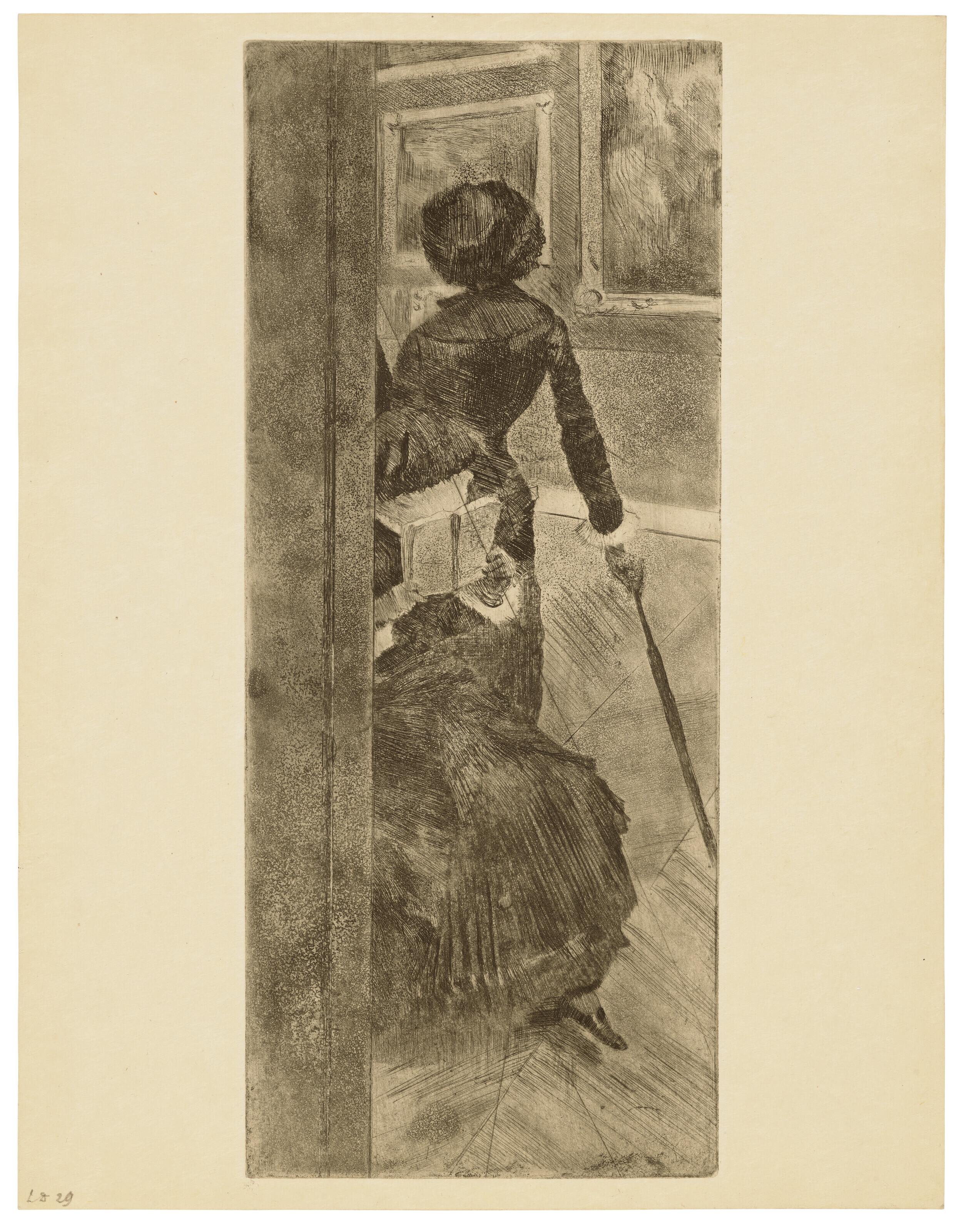 edgar degas etching