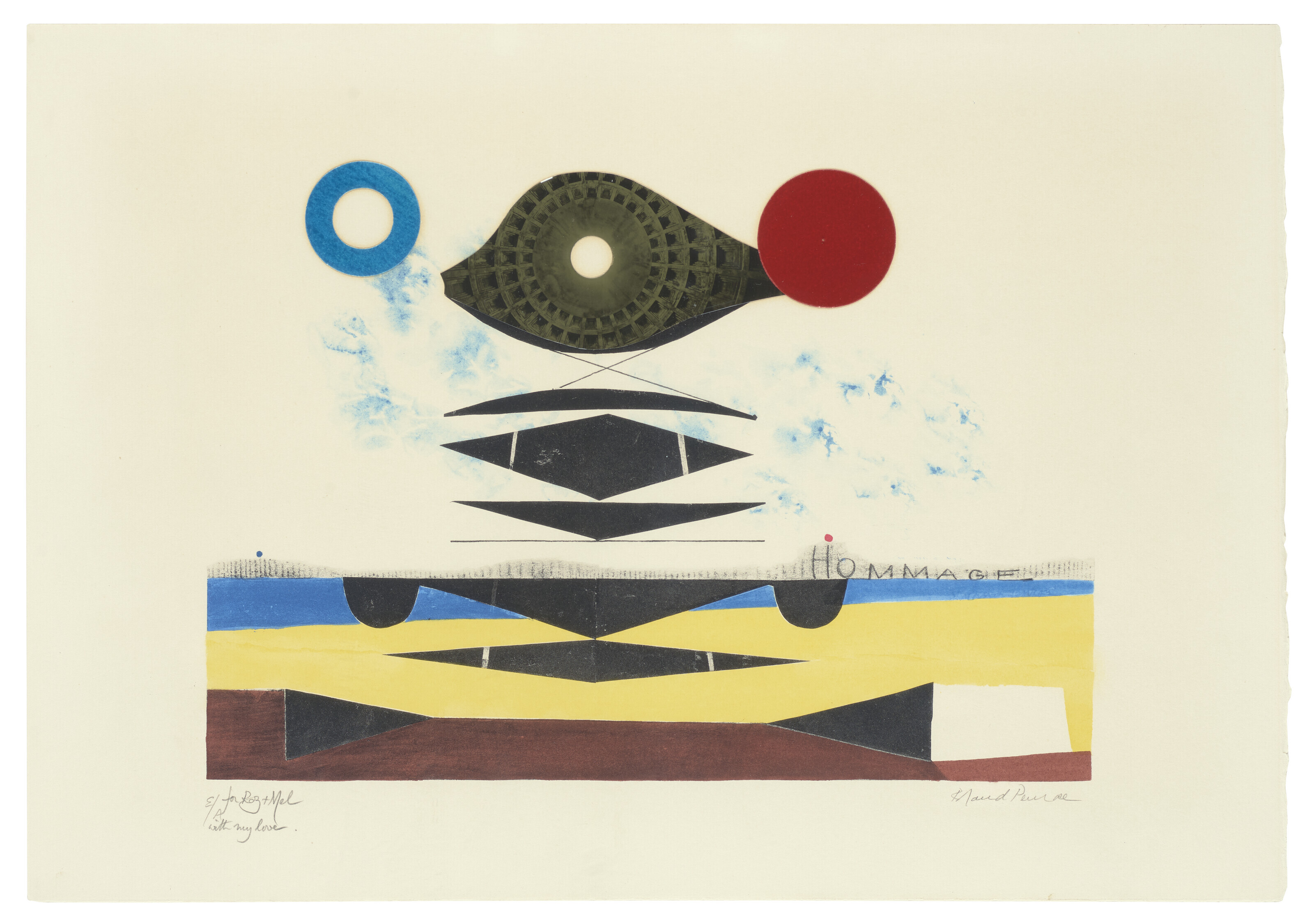 ROLAND PENROSE (1900-1984), Hommage à Man Ray, from La Logique ...