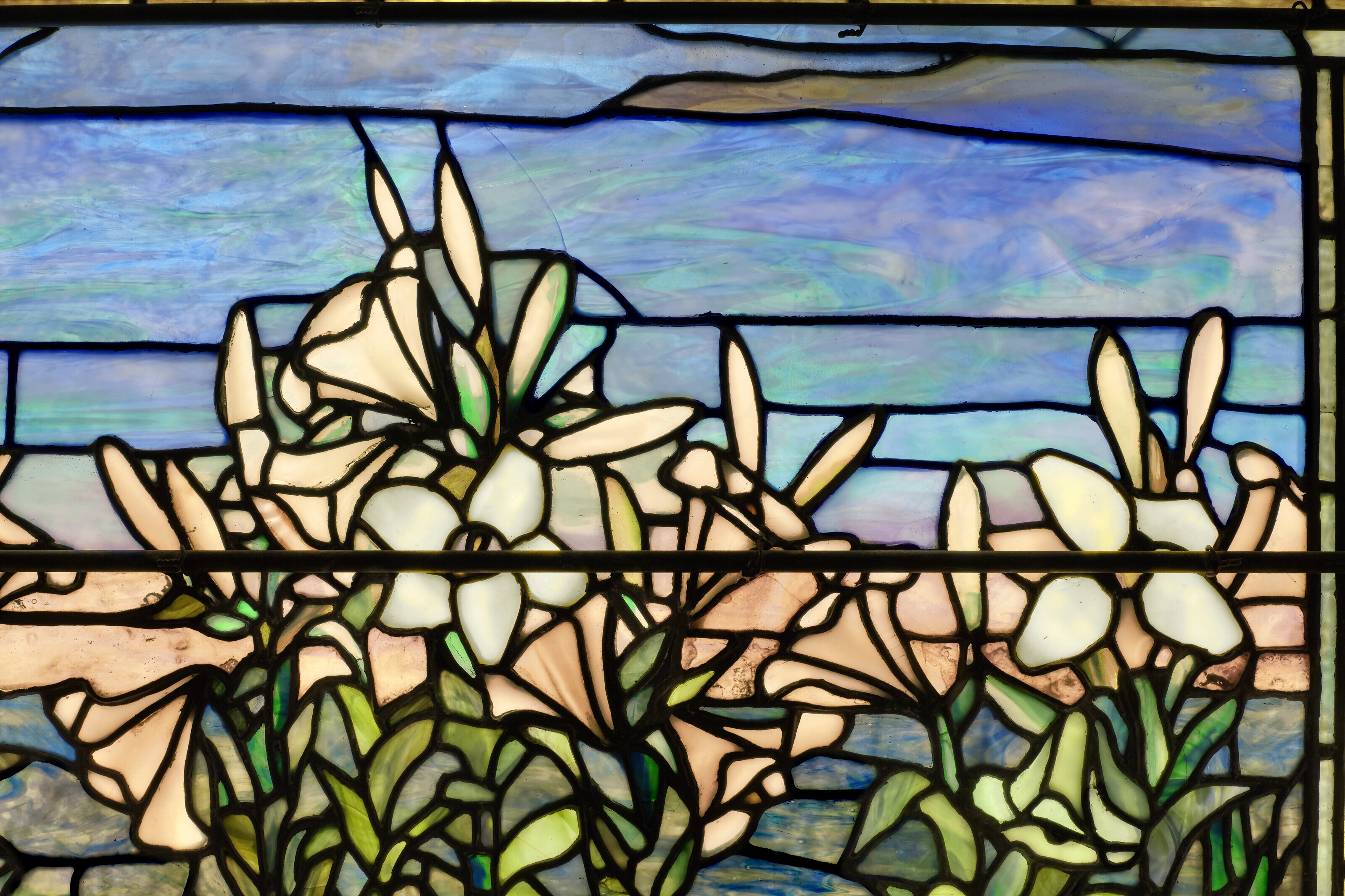 Stained Glass Easter Lily