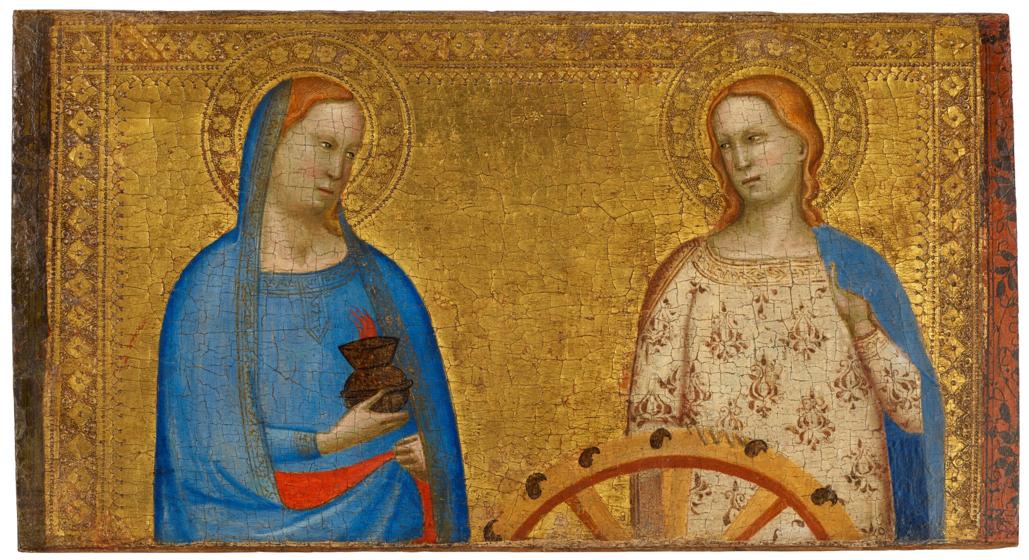 BERNARDO DADDI (ACTIVE FLORENCE, C. 1318-1348), Saints Lucy and ...