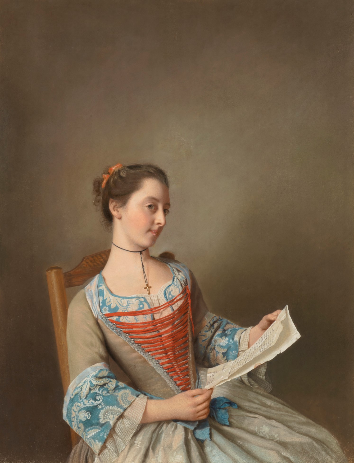 JEAN-ÉTIENNE LIOTARD (Geneva 1702-1789), ‘La liseuse’ (Portrait of ...