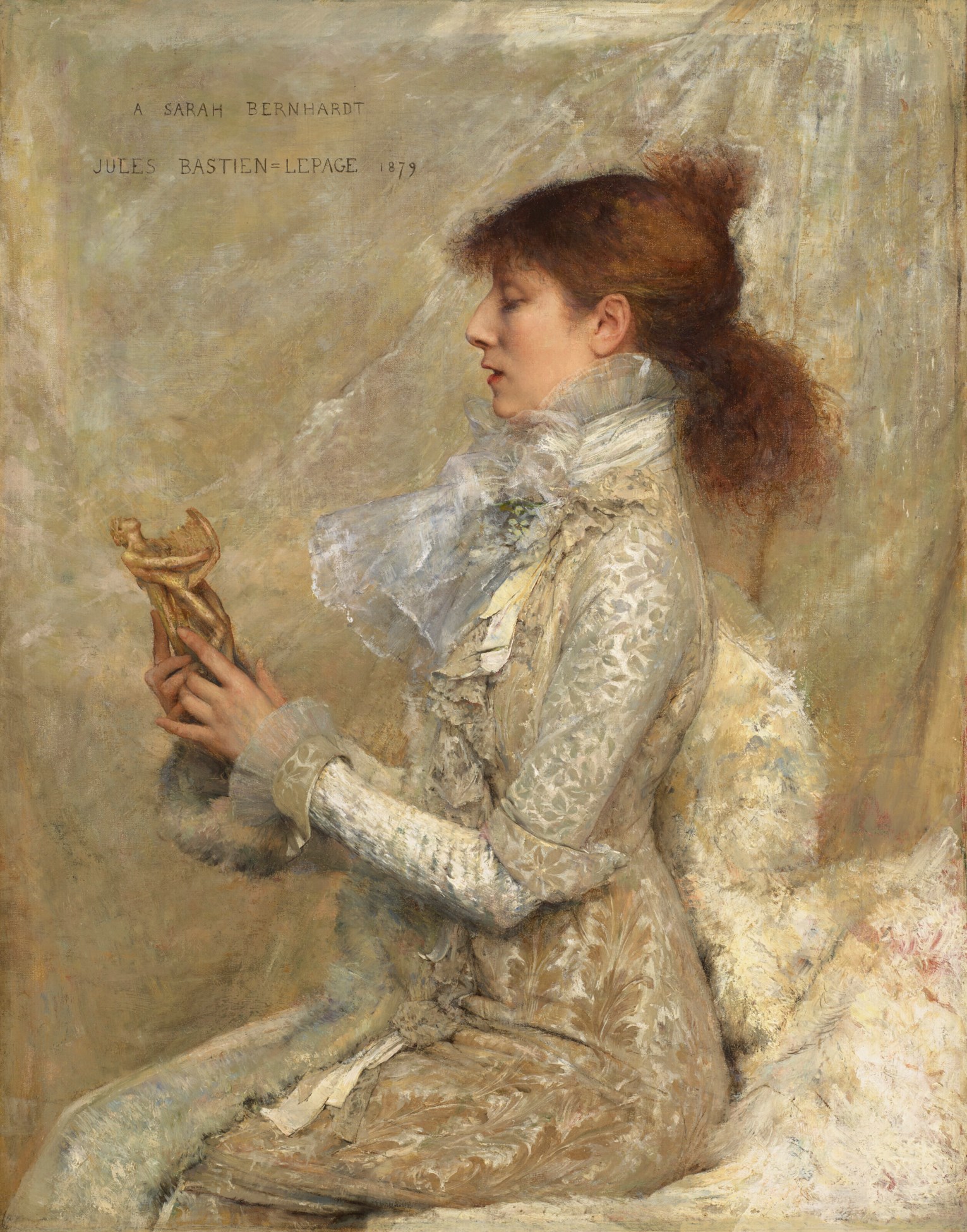 Jules Bastien-Lepage (French, 1848-1884), Portrait de Sarah Bernhardt ...