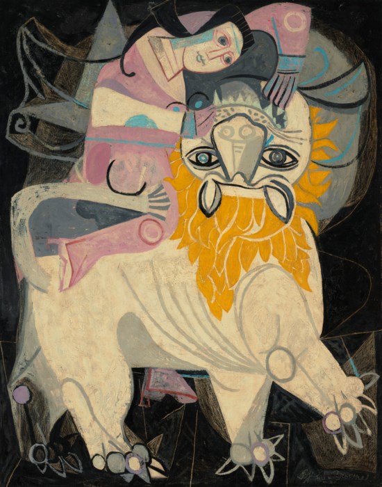 BYRON BROWNE (1907-1961), Lady Lion Tamer | Christie's