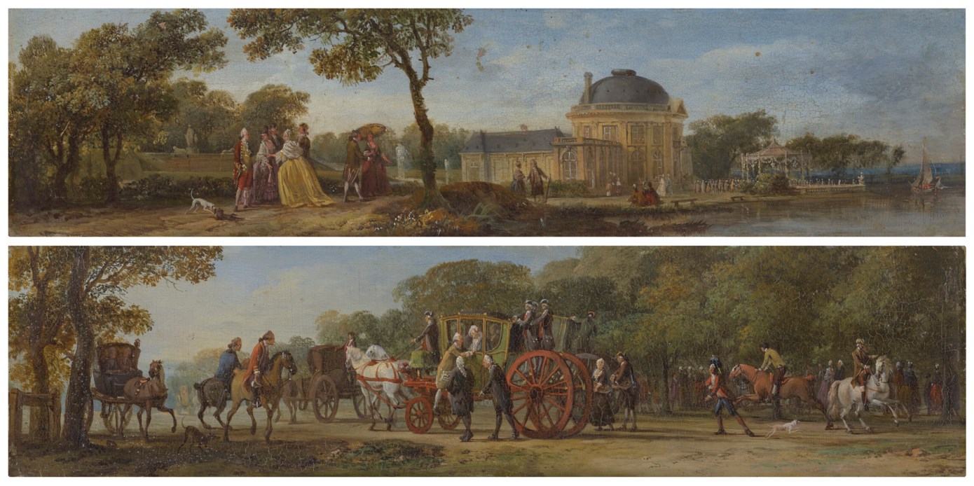 LOUIS-GABRIEL MOREAU L'AÎNÉ (PARIS 1740-1805), Paris, Le Parc Monceau ...