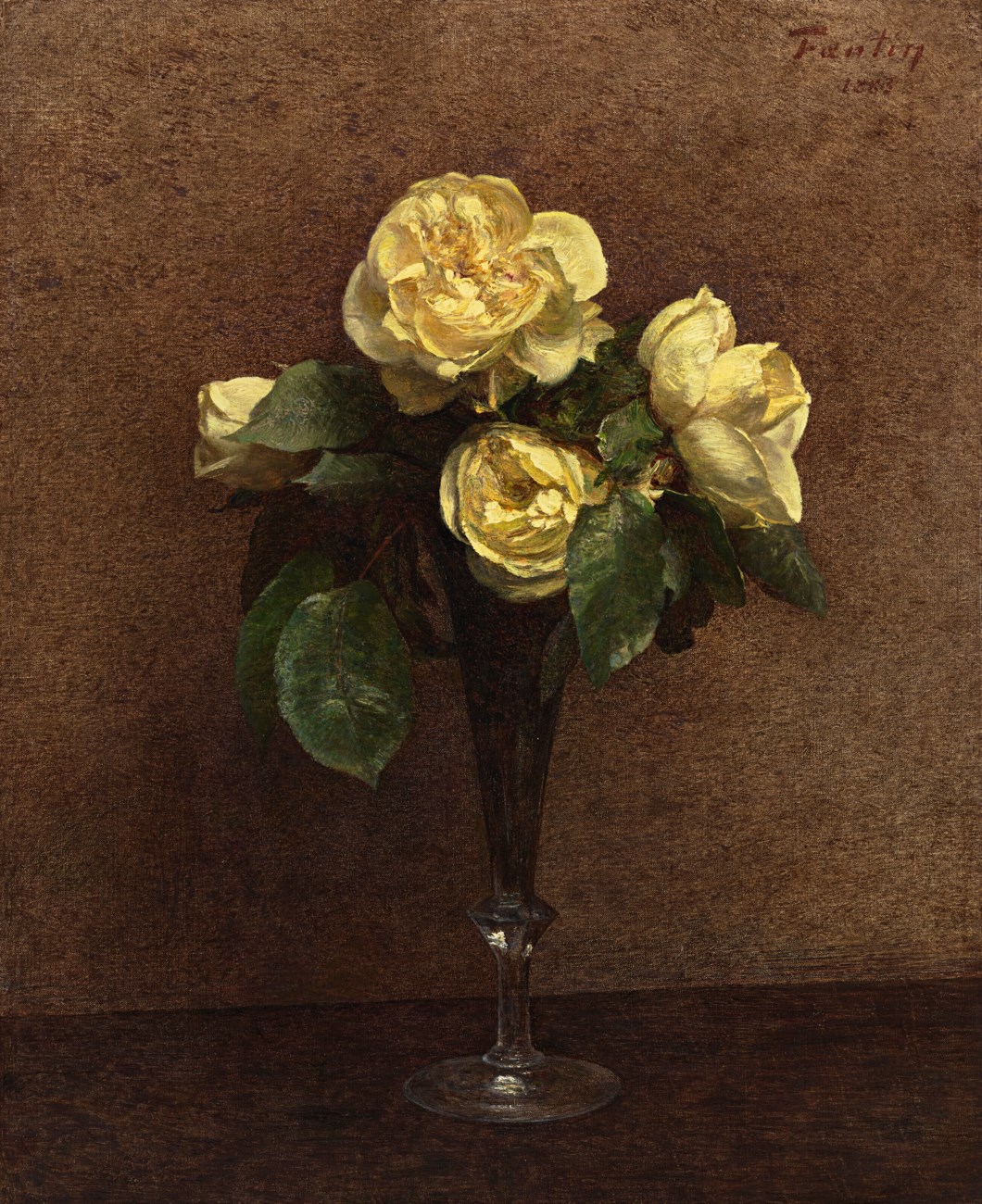 HENRI FANTIN-LATOUR (1836-1904), Roses jaunes, Maréchal Niel | Christie's