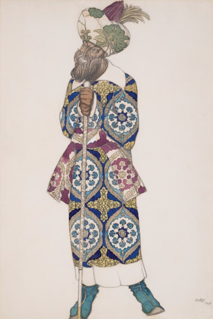 LÉON BAKST (1866-1924), Costume design for 'Sadko': Indian guest ...