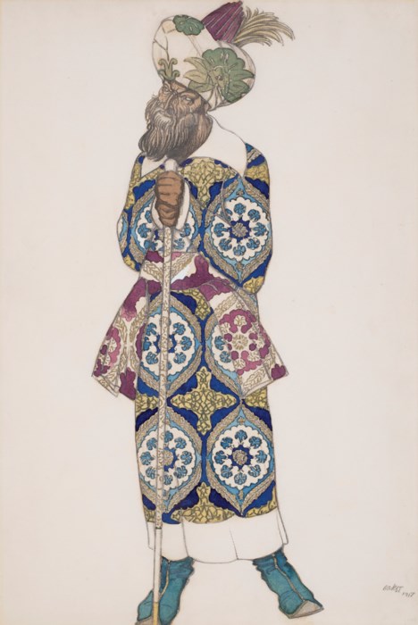 LÉON BAKST (1866-1924), Costume design for 'Sadko': Indian guest ...