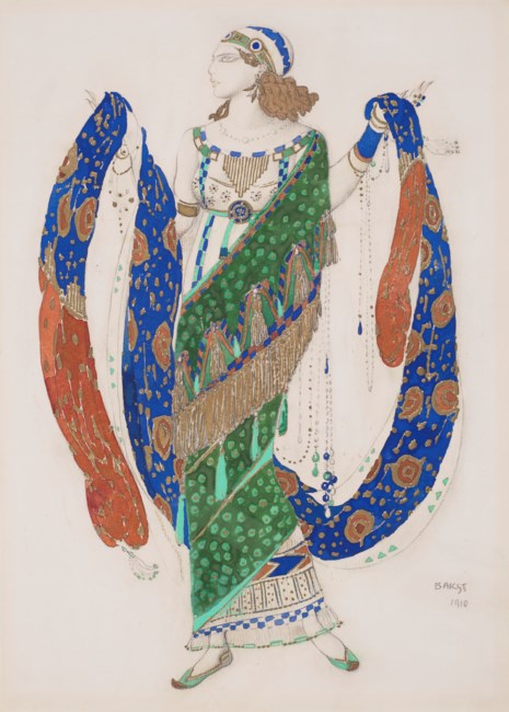 ATTRIBUTED TO LÉON BAKST (1866-1924), Costume design for an Oriental ...
