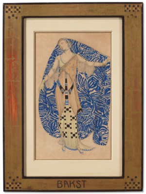 LÉON BAKST (1866-1924), Fantaisie sur un costume moderne, Dioné ...
