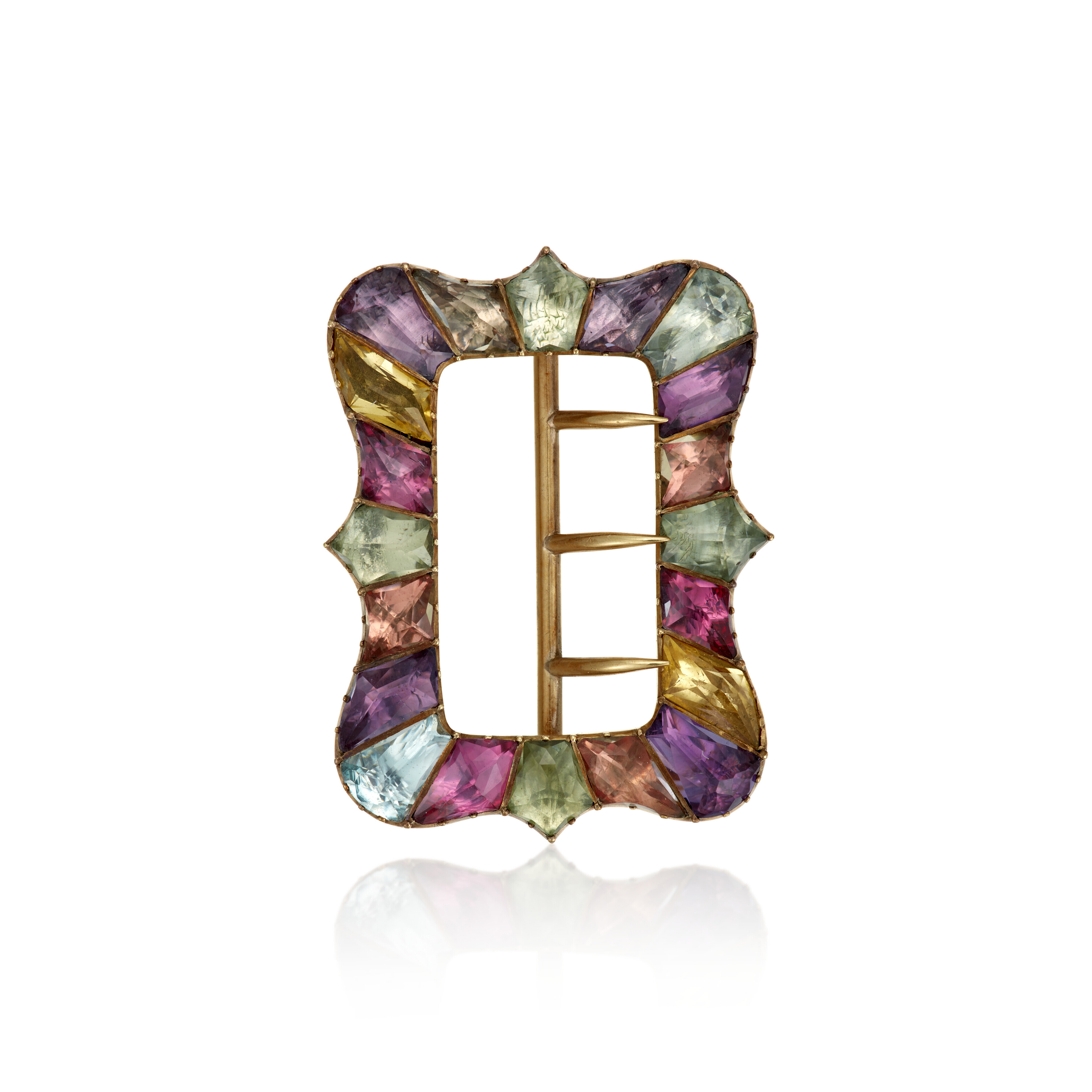 ANTIQUE MULTI-GEM BELT BUCKLE, | Christie’s