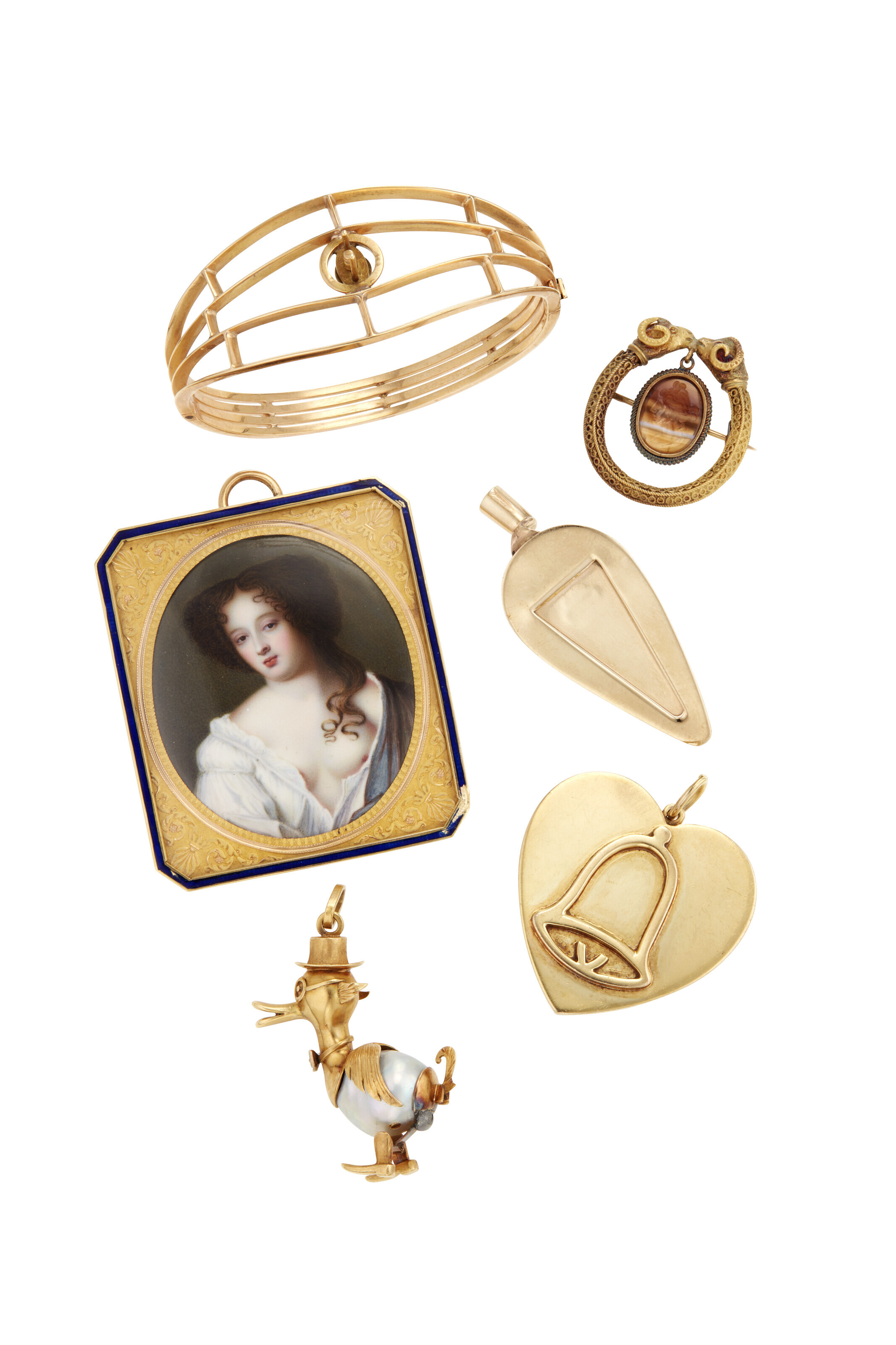 GROUP OF MULTI-GEM AND GOLD OBJECTS, | Christie’s