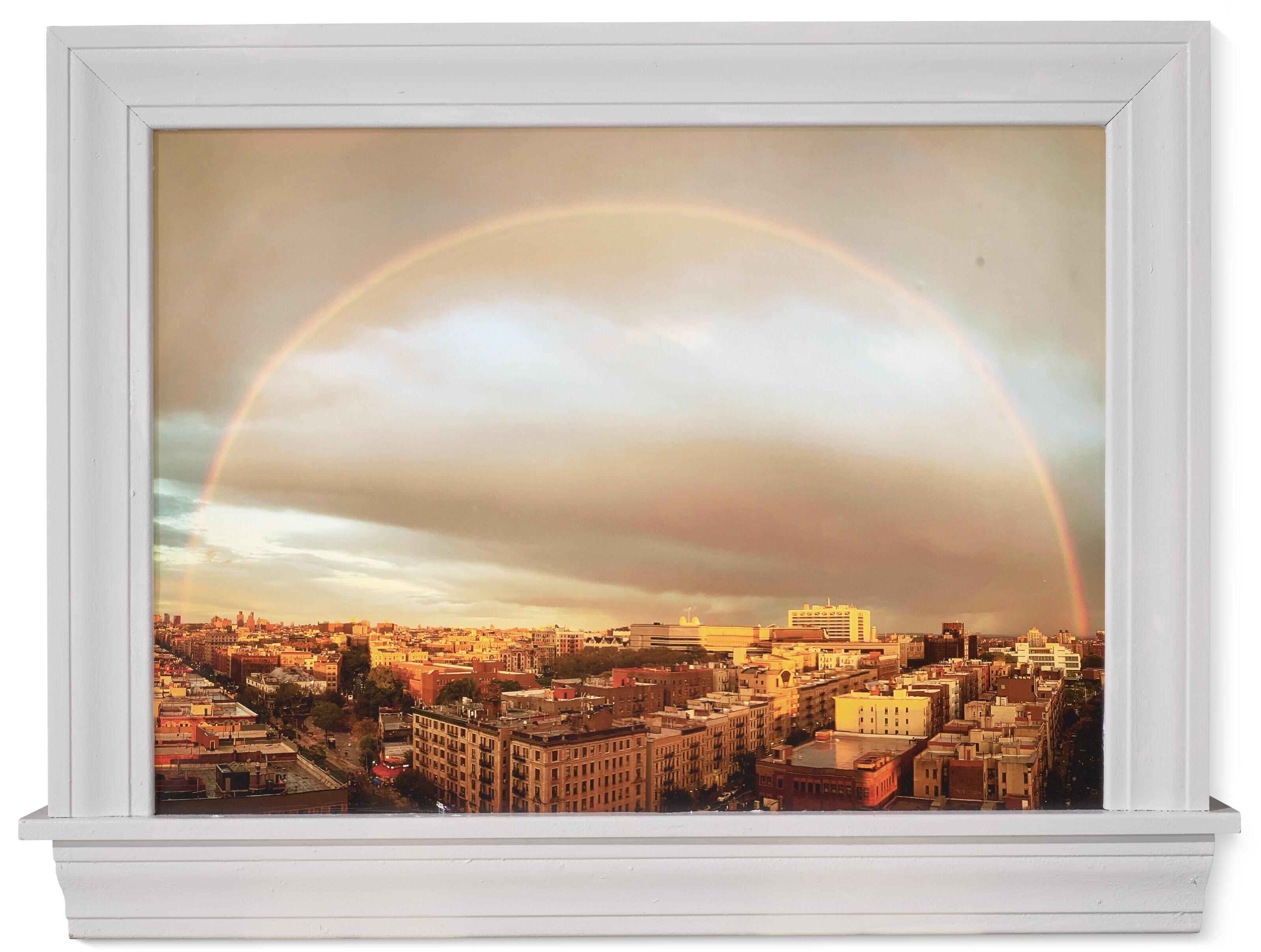 MIKE KRALIK, Window View; Rainbow over Harlem | Christie’s