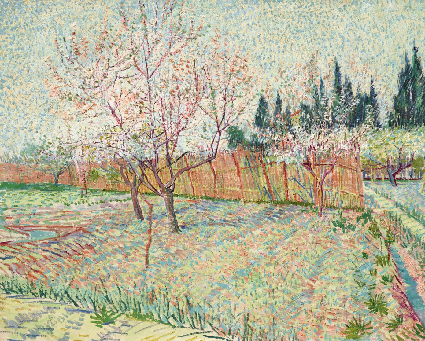 VINCENT VAN GOGH (1853-1890), Verger avec cyprès | Christie's