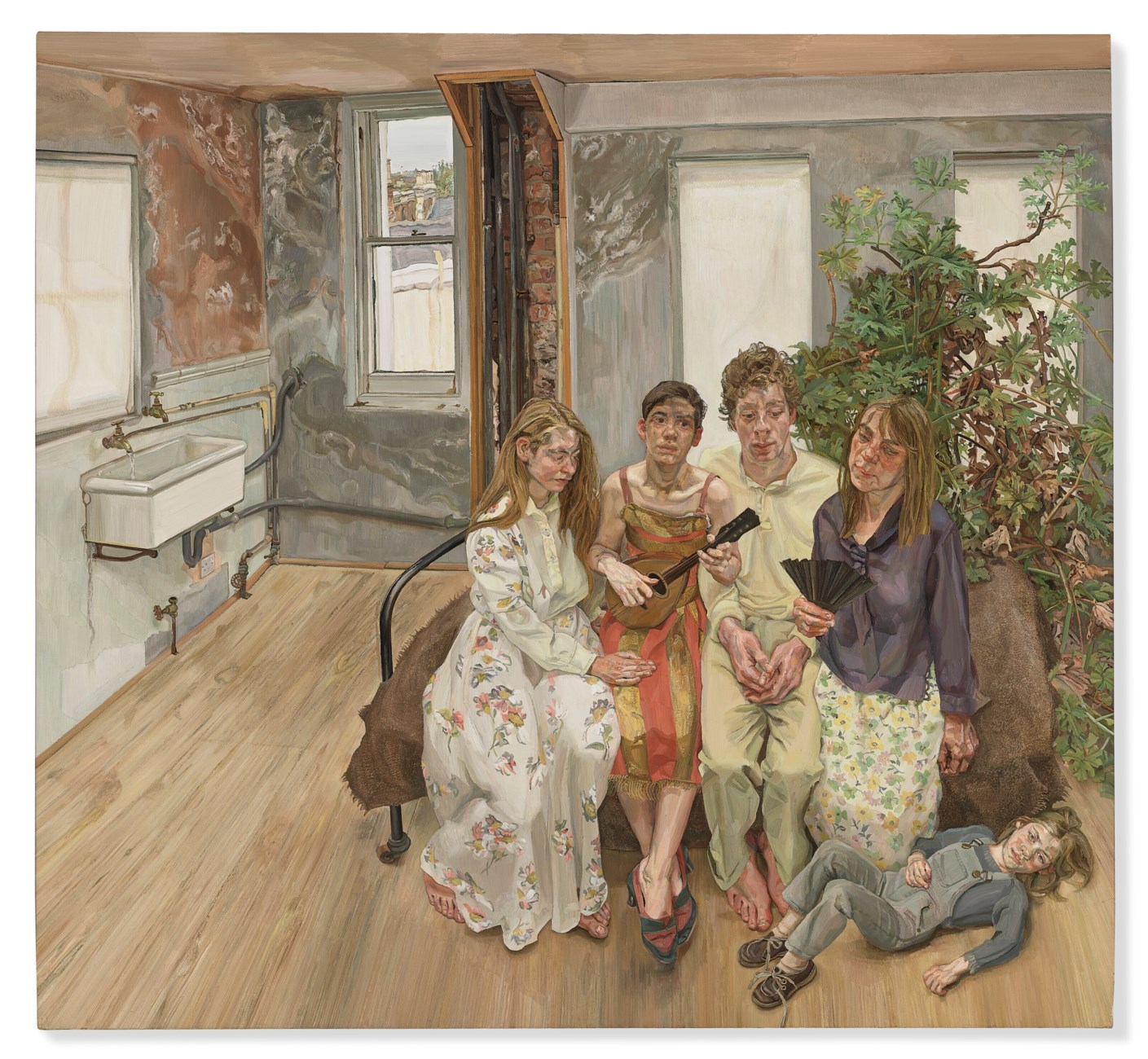 LUCIAN FREUD (1922-2011), Large Interior, W11 (after Watteau) | Christie's