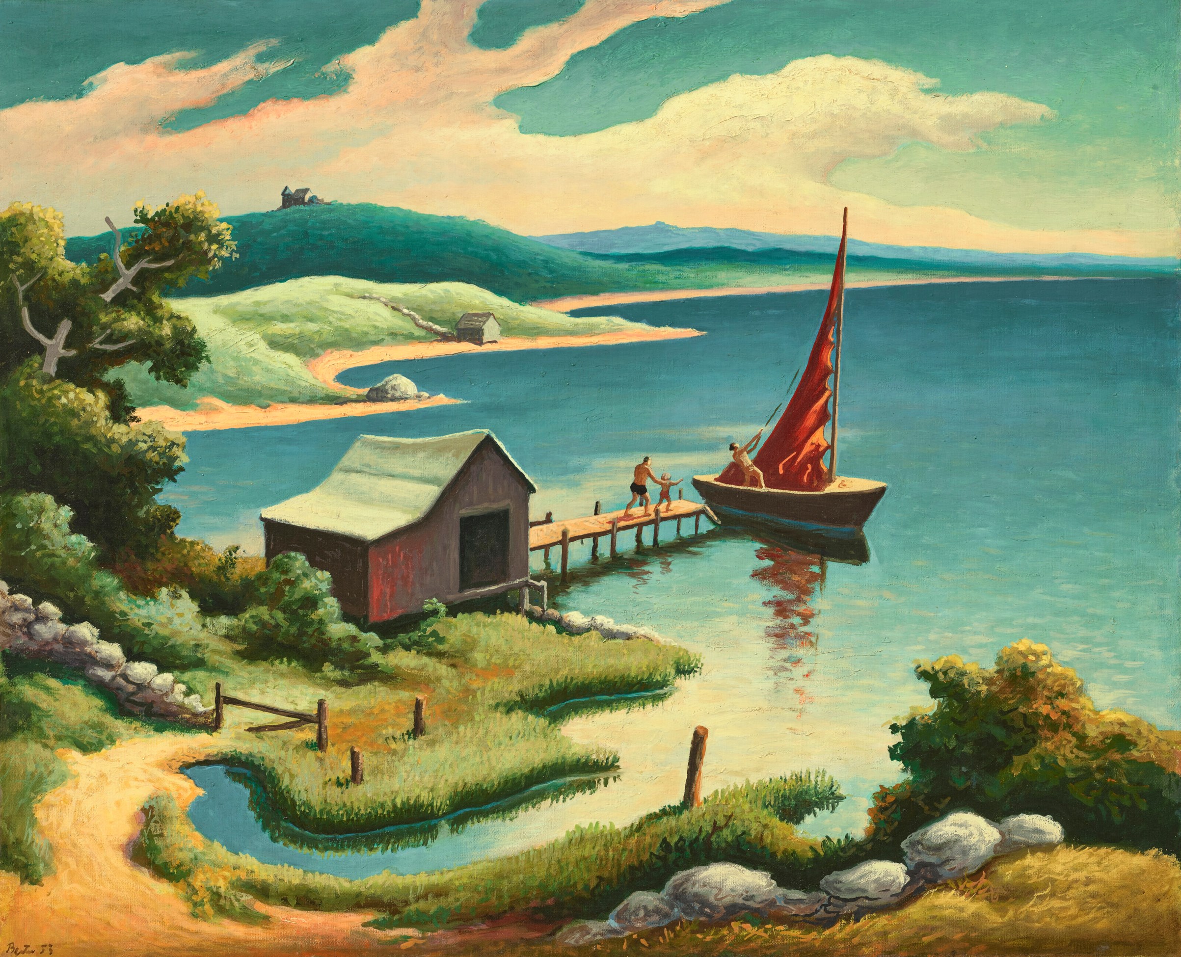 THOMAS HART BENTON (1889-1975), Nashaquitsa | Christie's