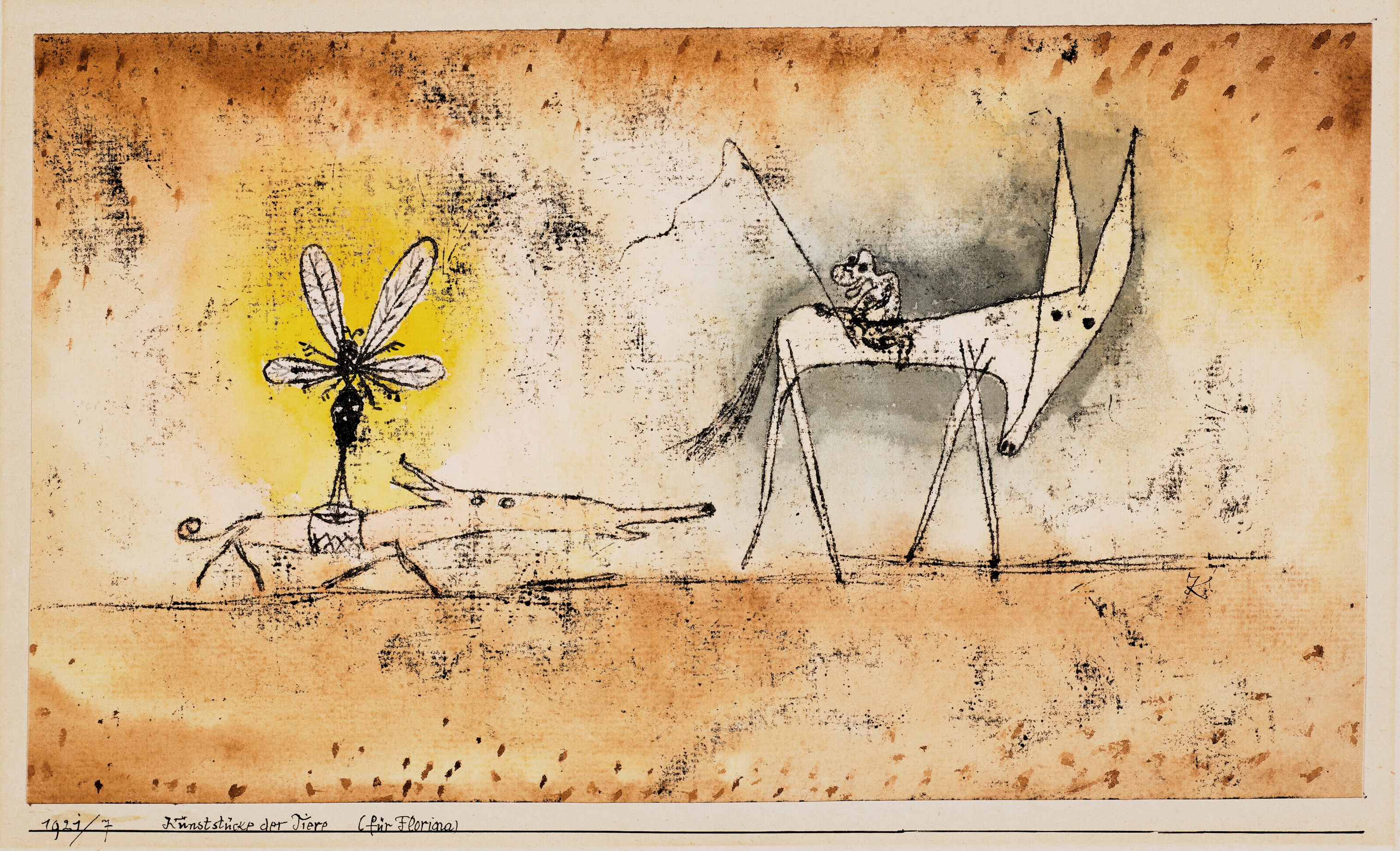 PAUL KLEE (1879-1940), Kunststücke der Tiere (Für Florina) | Christie's
