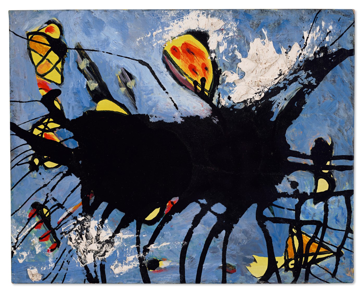 JACKSON POLLOCK (1912-1956), Poured Black Shape I | Christie's
