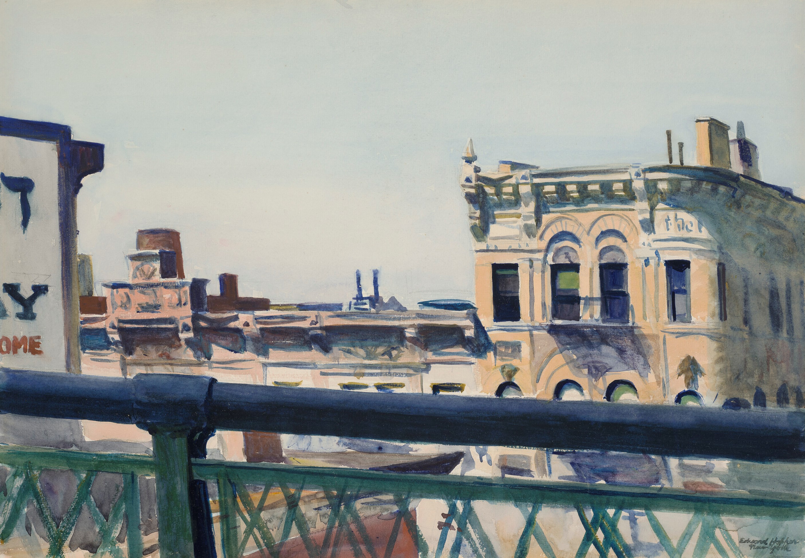 EDWARD HOPPER (1882-1967), The Lily Apartments | Christie's