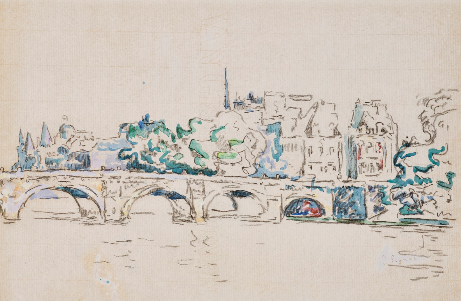 PAUL SIGNAC (1863-1935), Paris, Le Pont-Neuf | Christie's