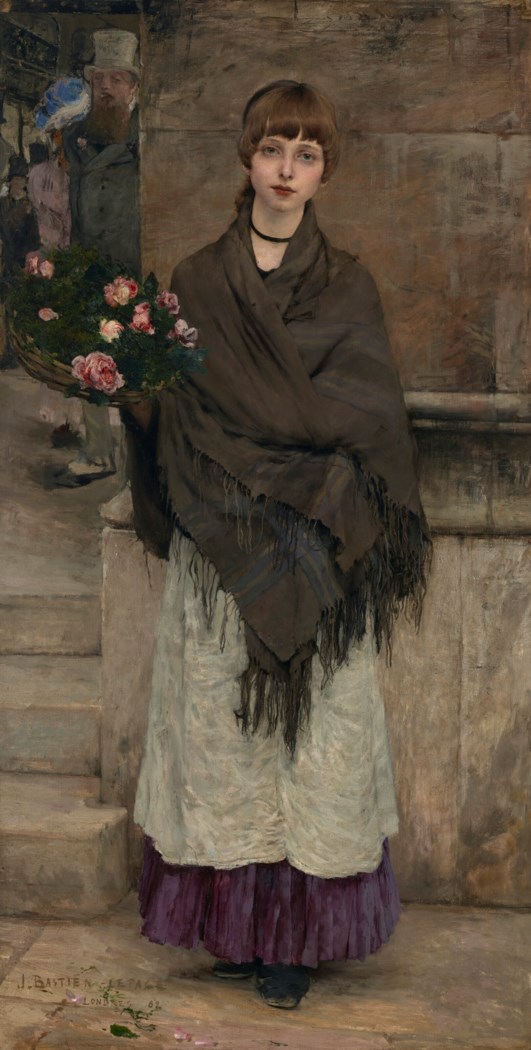 JULES BASTIEN-LEPAGE (1848-1884), Marchande de fleurs à Londres ...