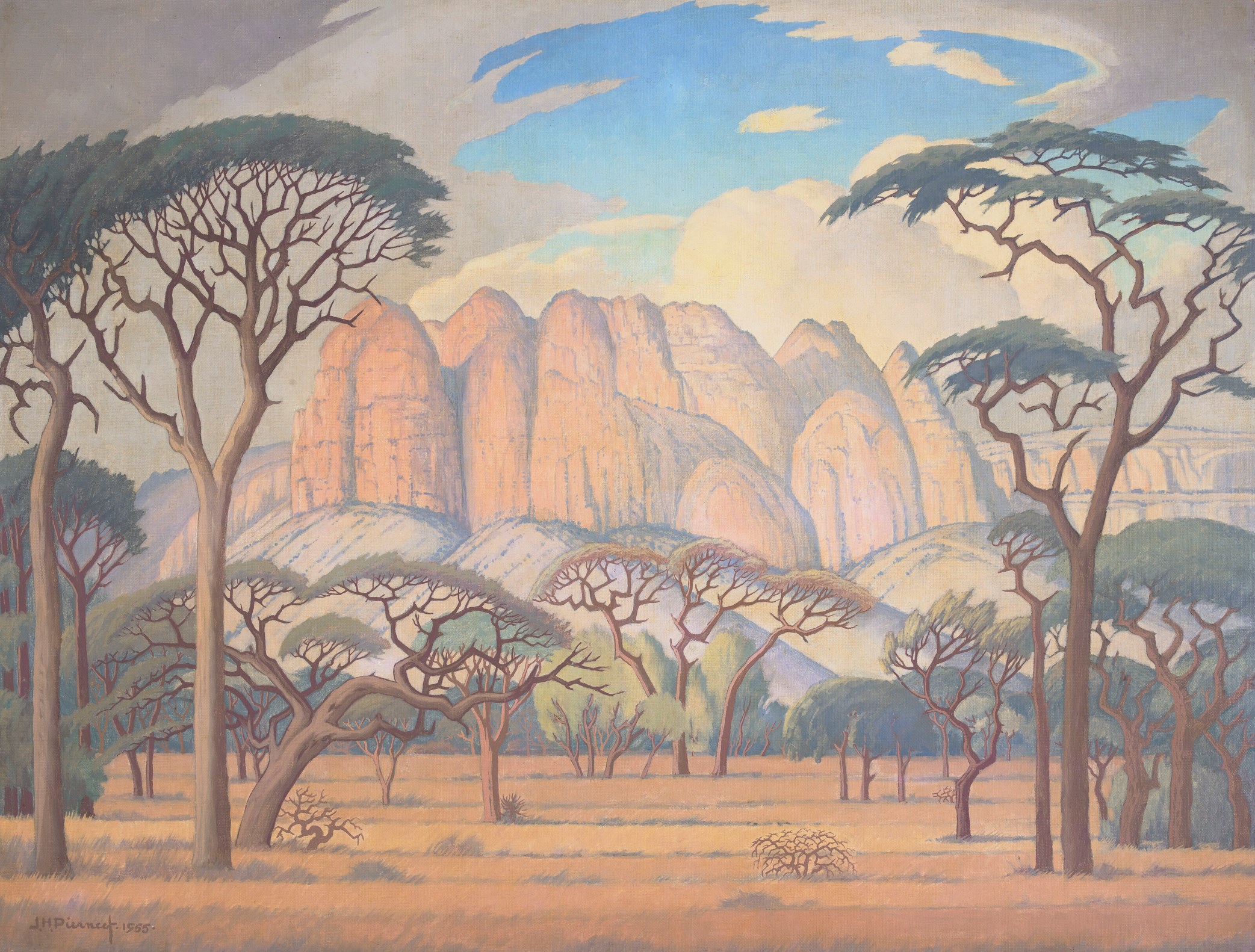 JACOB HENDRIK PIERNEEF (1886-1957), Kransberg, Rustenburg, Transvaal ...