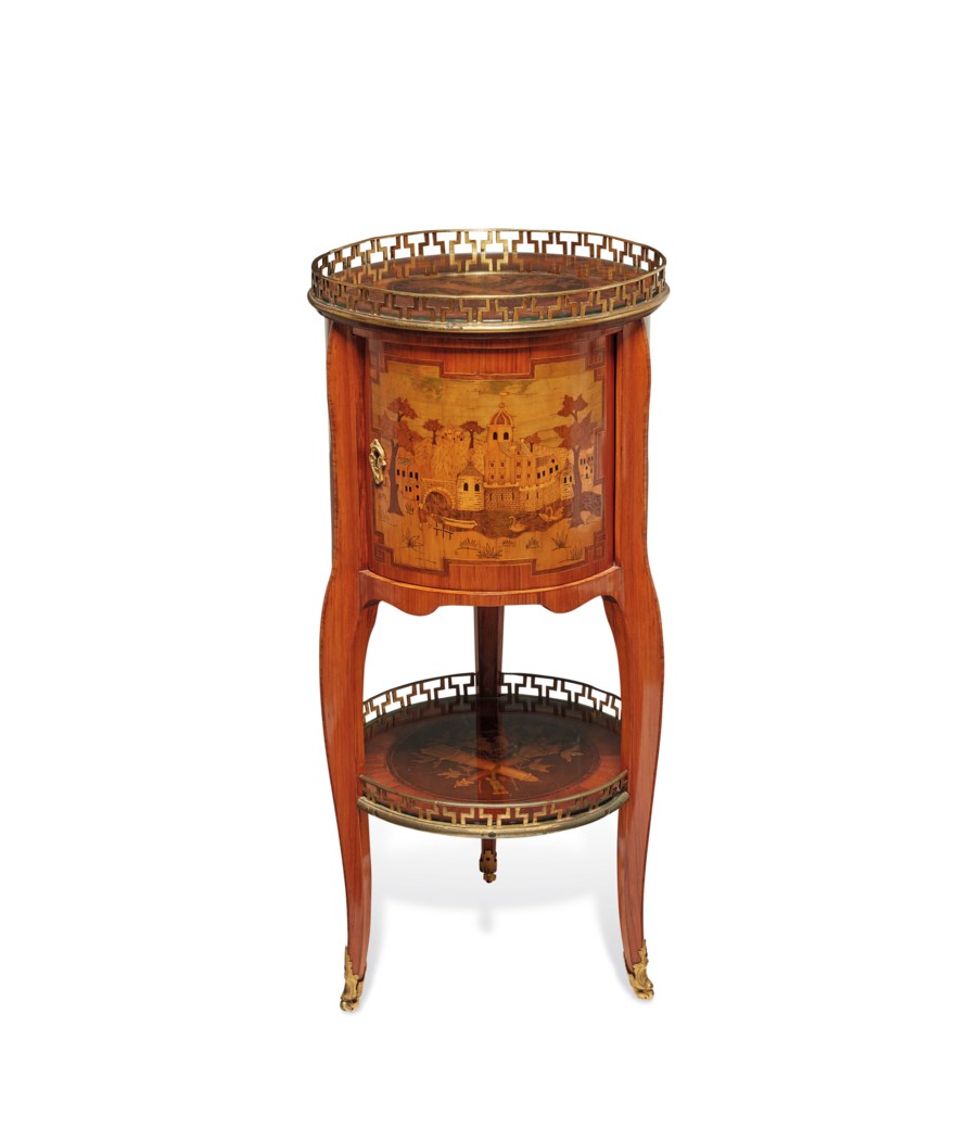 TABLE TAMBOUR D'EPOQUE TRANSITION, ATTRIBUEE A CHARLES TOPINO, VERS ...