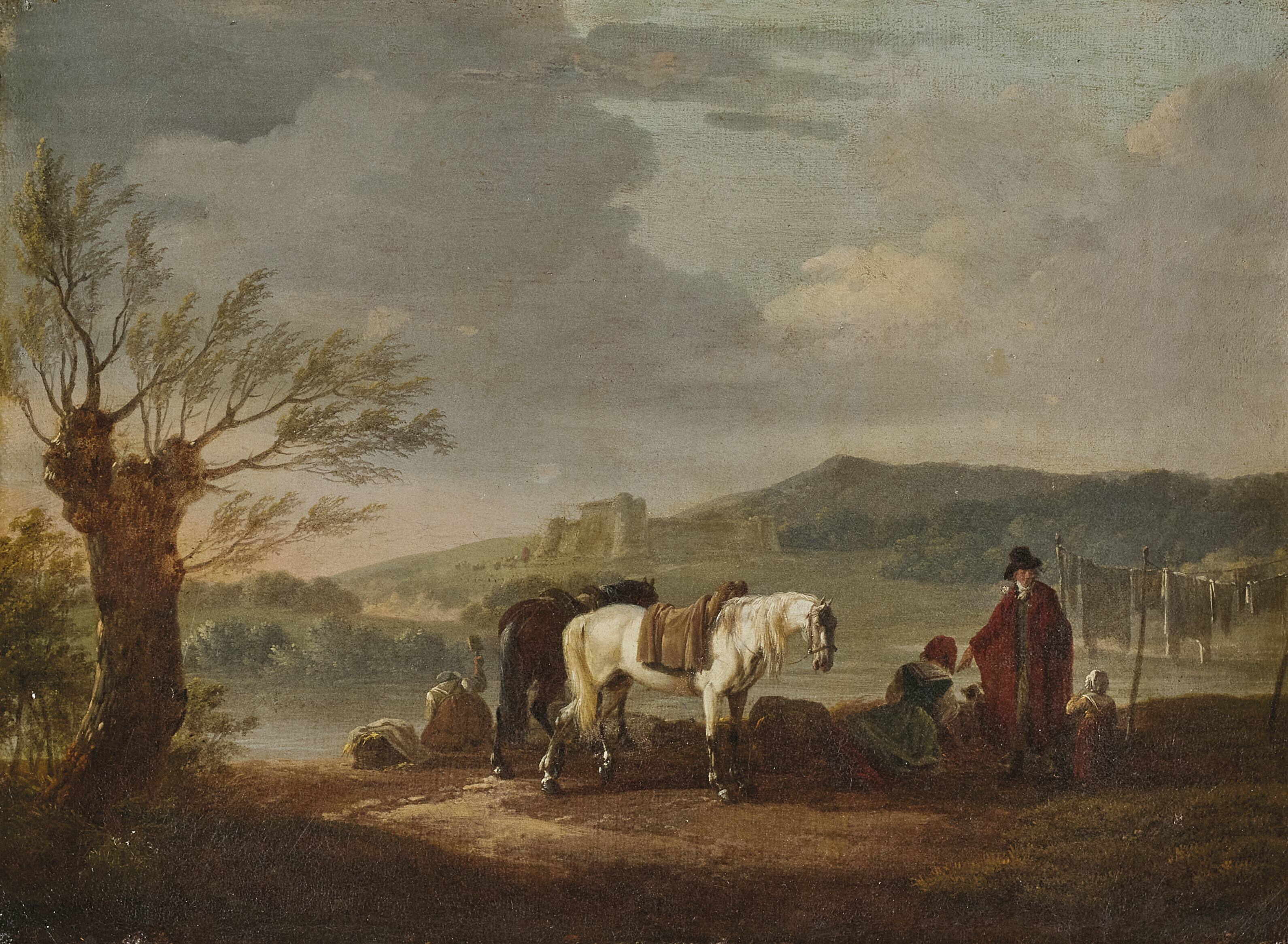 HENRI-DÉSIRÉ VAN BLARENBERGHE (LILLE 1734-1812 PARIS), Paysage romain ...