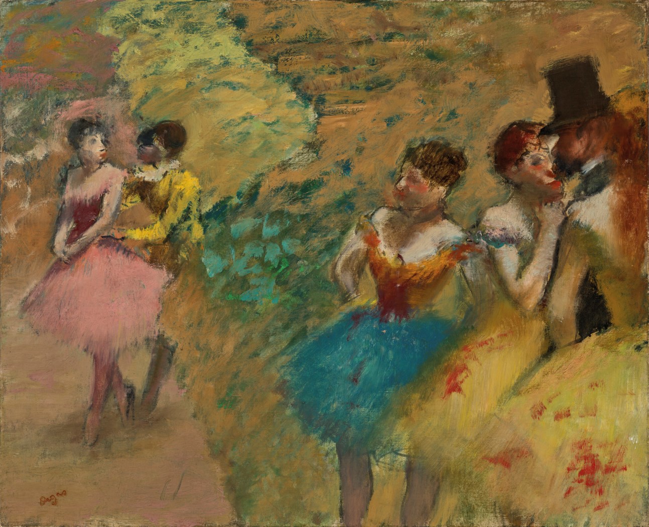 Edgar Degas (1834-1917), Danseuses (Les Coulisses de l'Opéra) | Christie's