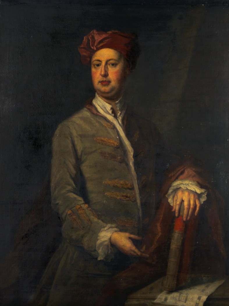 BARTHOLOMEW DANDRIDGE (LONDRES 1691-1754), Portrait de trois-quarts d ...