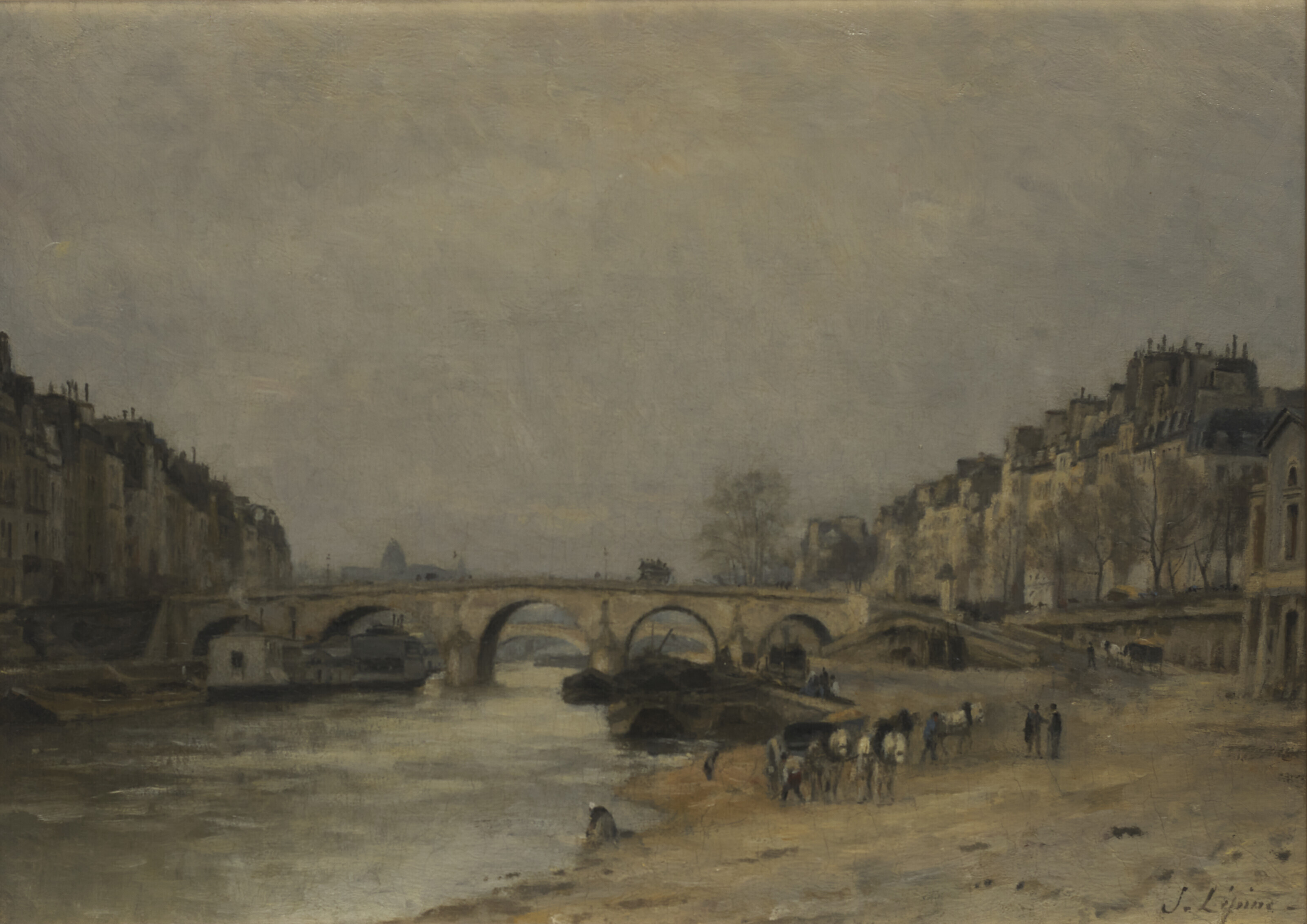 ÉMILE-AUGUSTE HUBLIN (ANGERS 1830-1891 ?), Le chemin du marché ...
