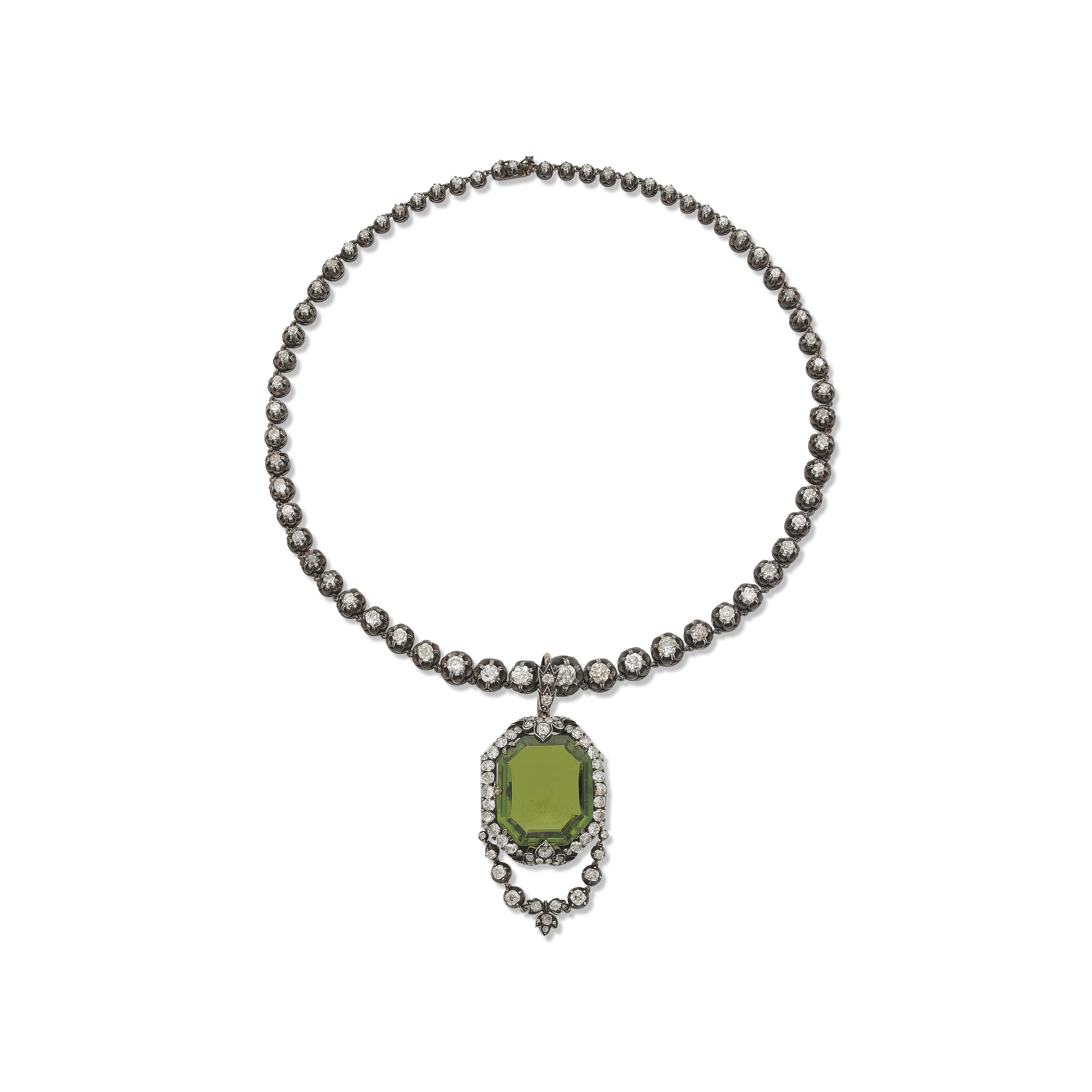 COLLIER PÉRIDOT ET DIAMANTS, | Christie’s