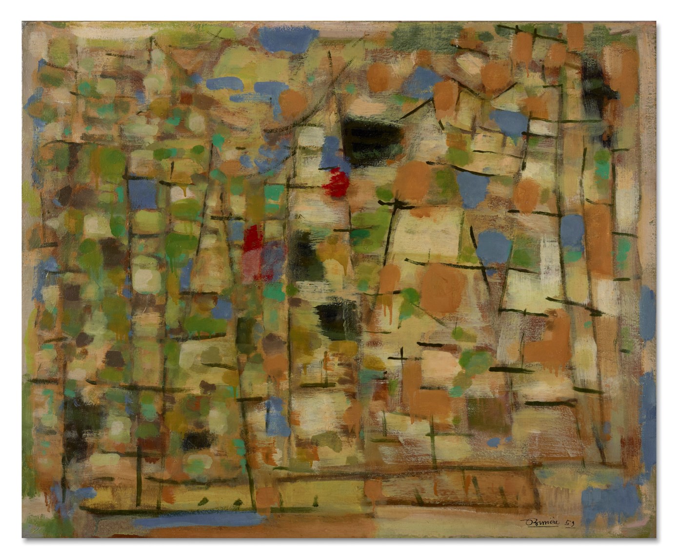 Roger Bissière (1886-1964), Paysage (composition 424) | Christie's