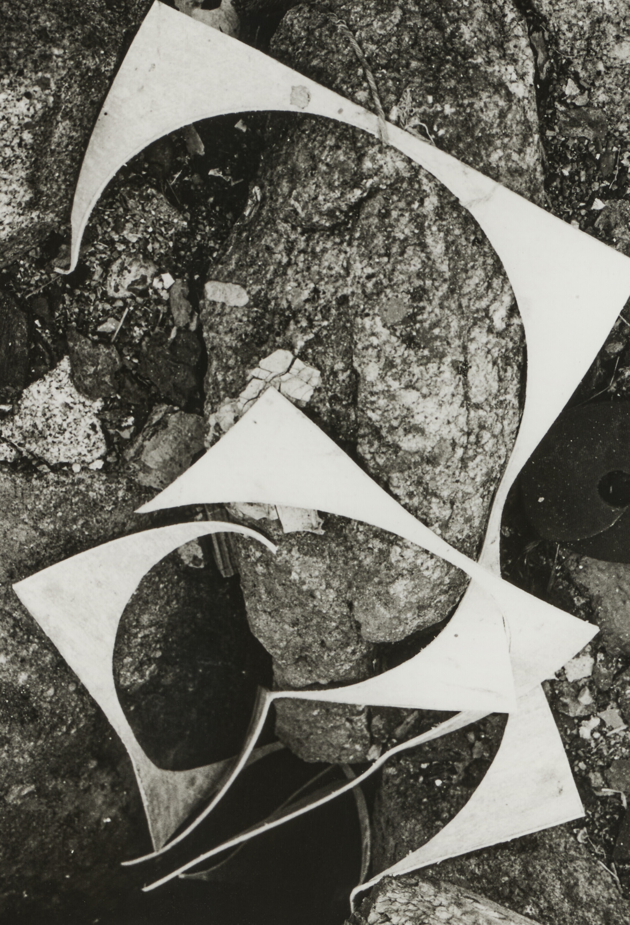 KOZO HARAMOTO (1921-1994), White Cut-outs on Stones, c. 1950 | Christie’s