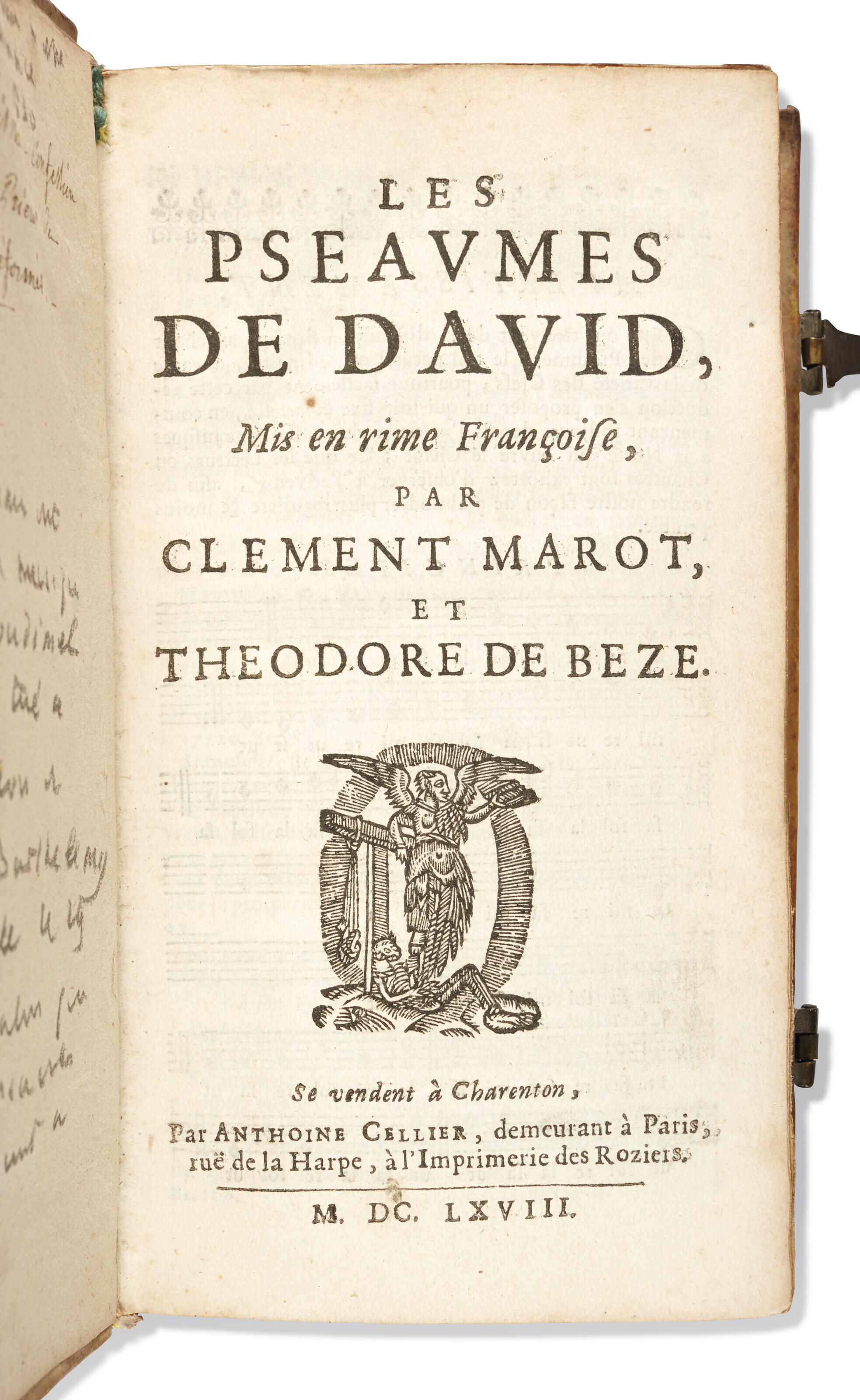 MAROT, Clément (1496-1544) et Théodore de BEZE (1519 - 1605)., Les ...
