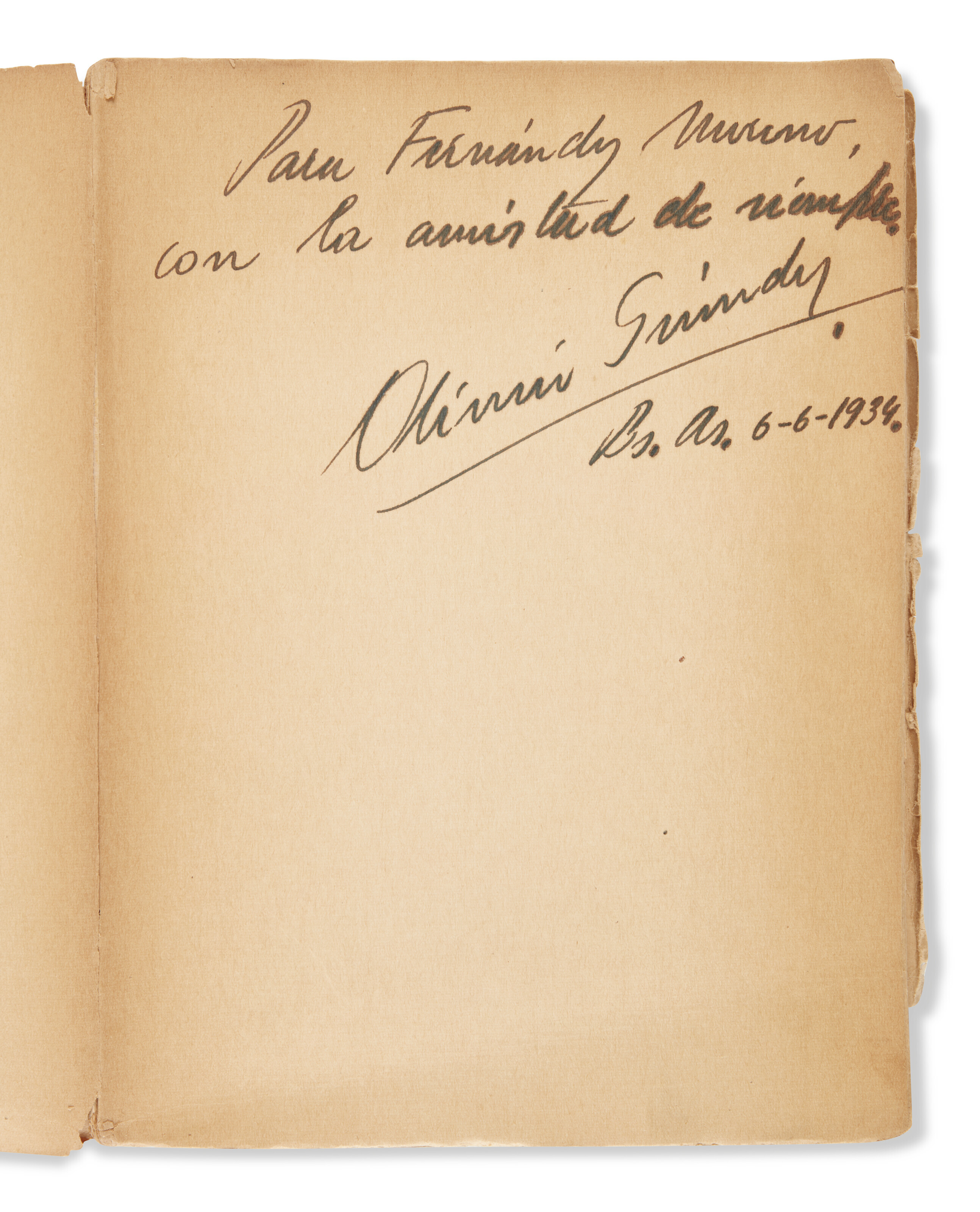 GIRONDO, Oliverio (1891-1967)., Espantapajaros (al alcance de todos ...