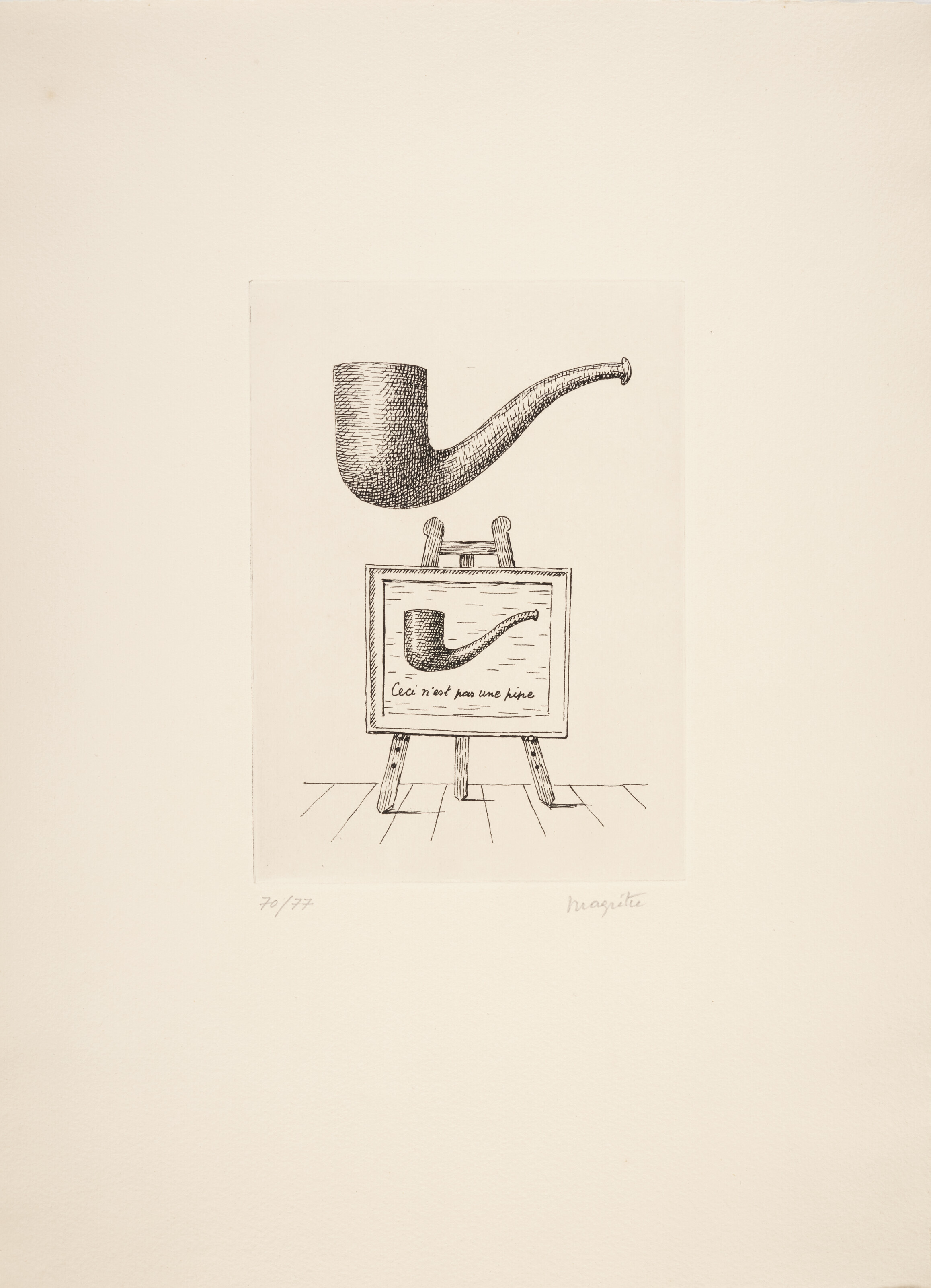 MAGRITTE, René (1898-1967) et Alain JOUFFROY (1928-2015), Aube à l ...
