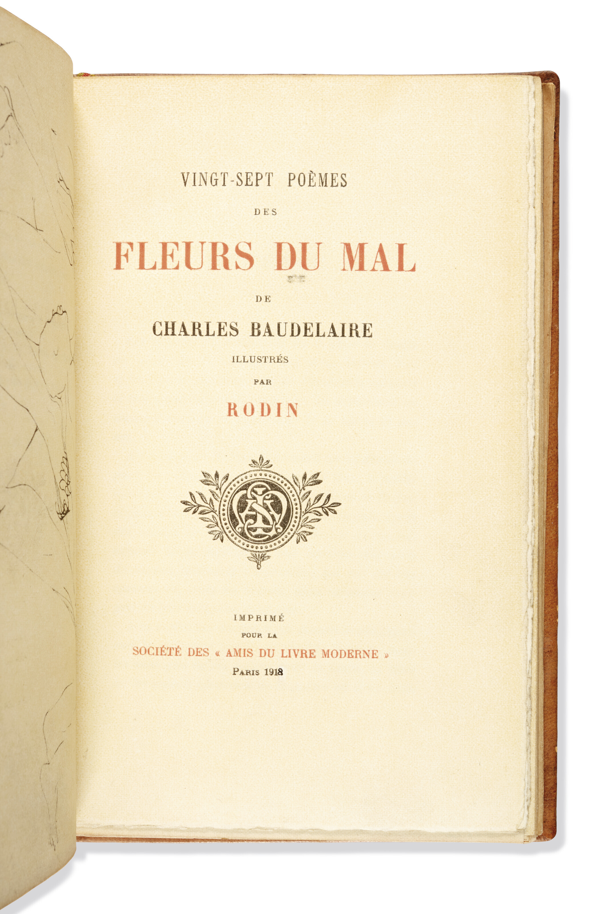 RODIN, Auguste (1840-1917) et Charles BAUDELAIRE (1821-1867), Vingt ...