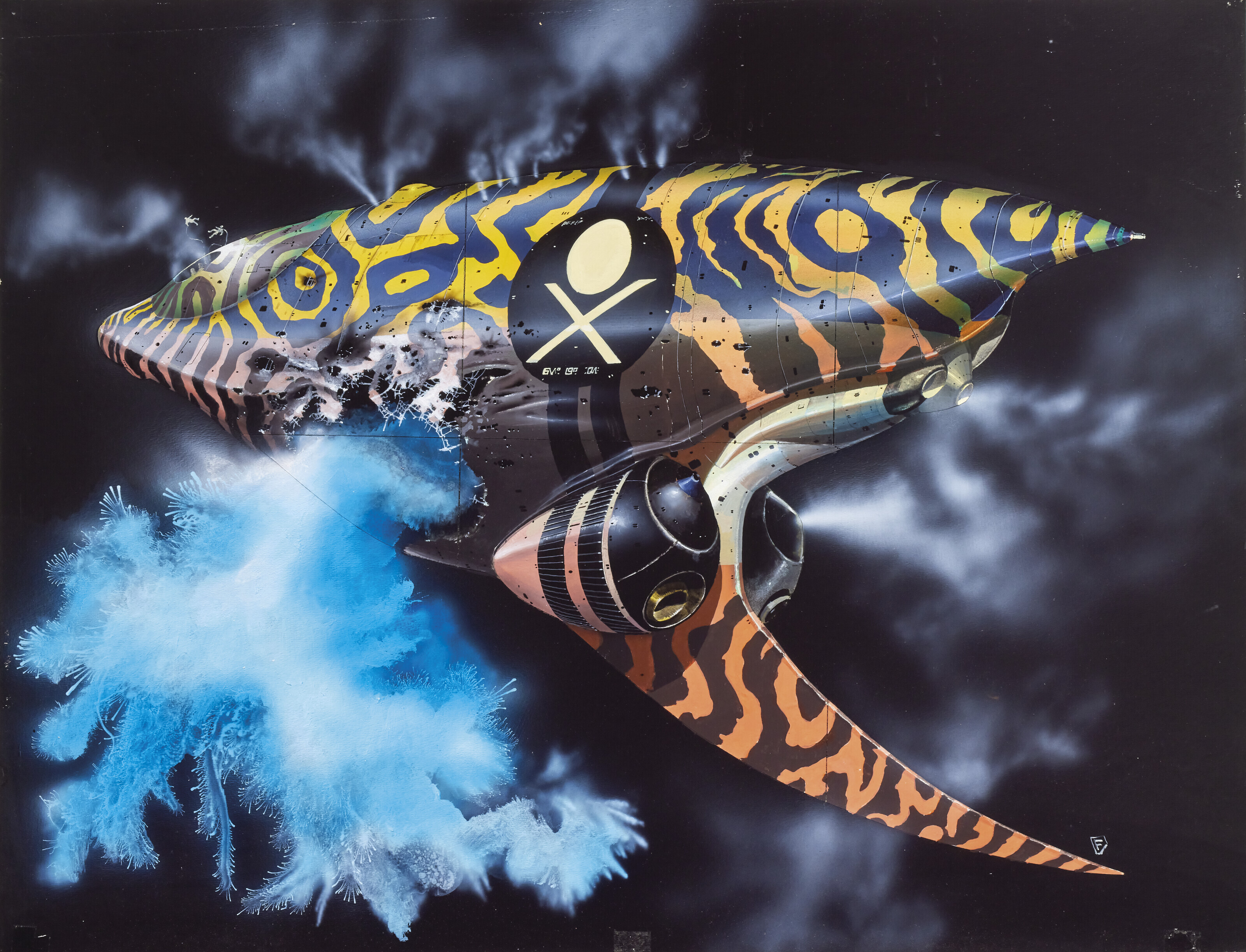 FOSS, Christopher "Chris" F. (b. 1946)Dune Guild Tug - concept art for ...