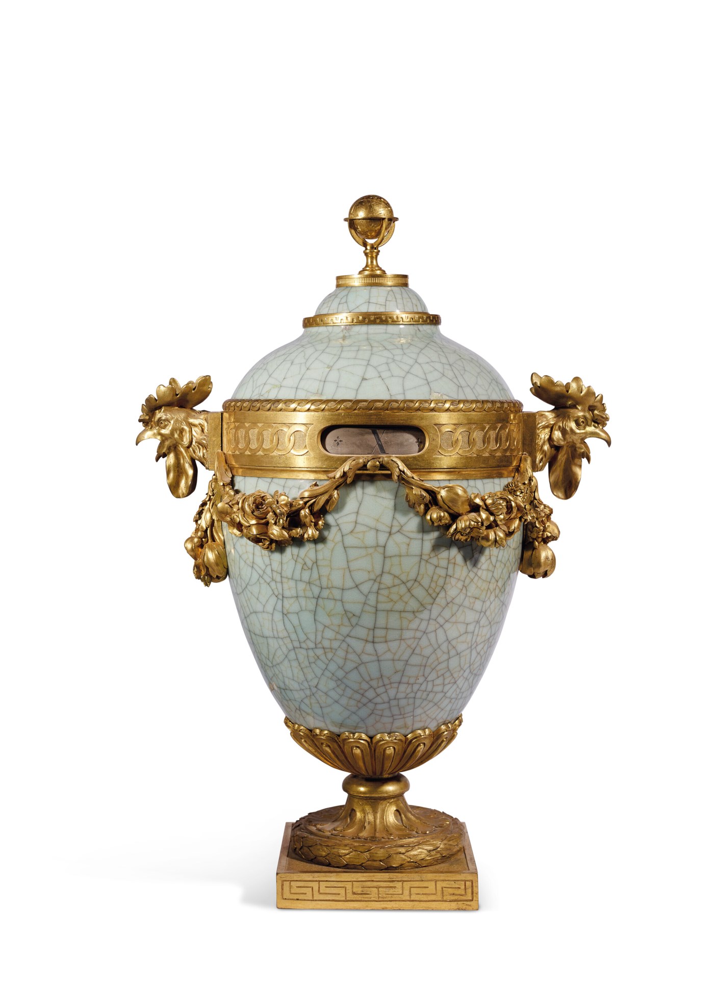 PENDULE A CERCLE TOURNANT D'EPOQUE LOUIS XVI, SIGNATURE DE MASSON ...