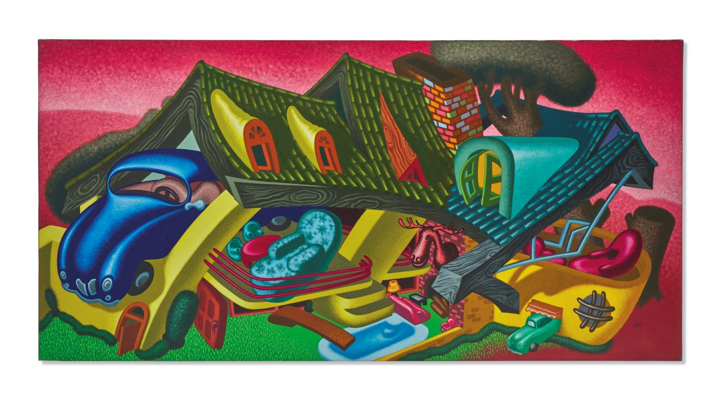 Peter Saul (né en 1934), Modern home | Christie's